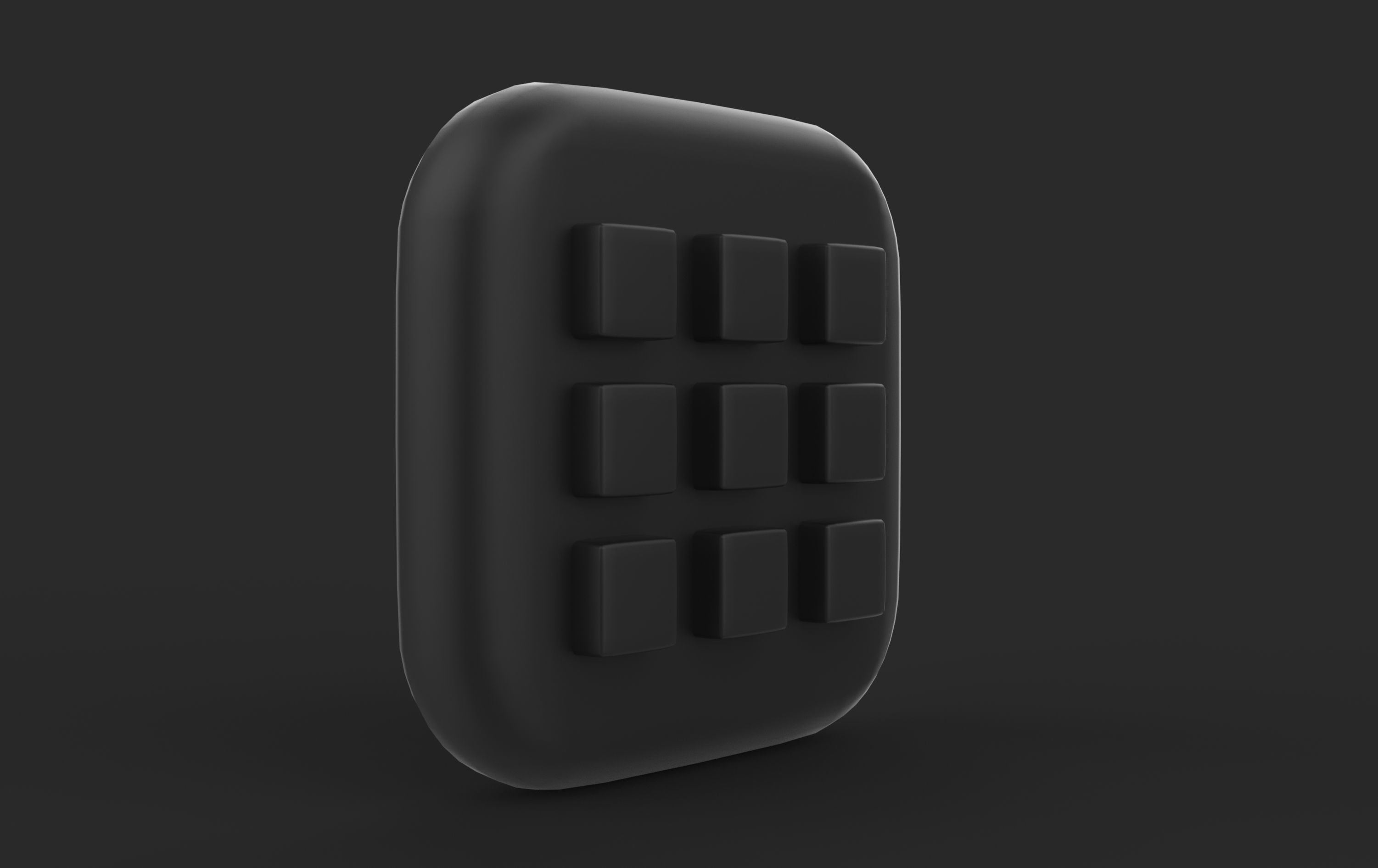 launchpad logo 3D model animated | CGTrader