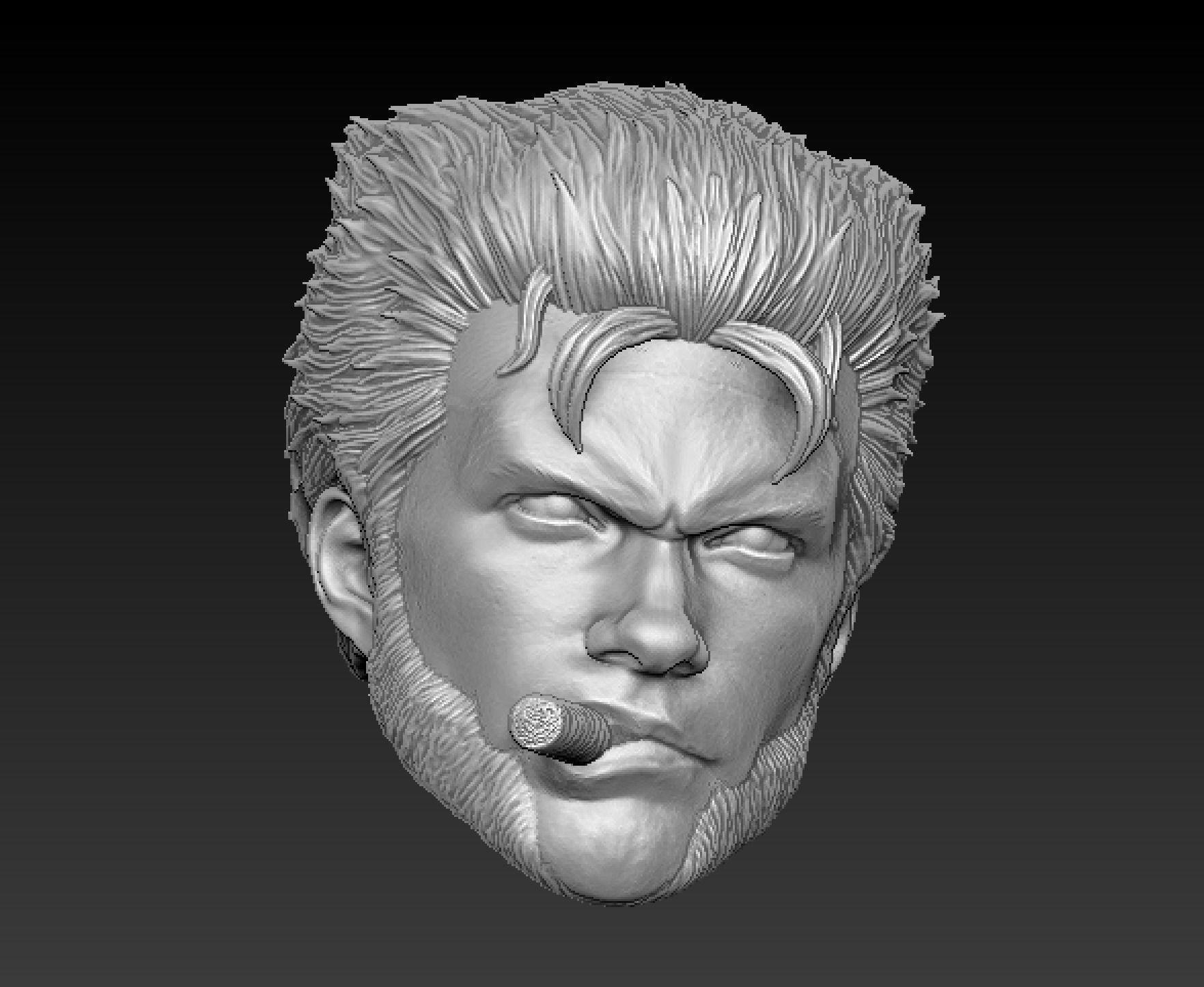 cavillrine v2 deadpool and wolverine headsculpt 3D model 3D printable ...