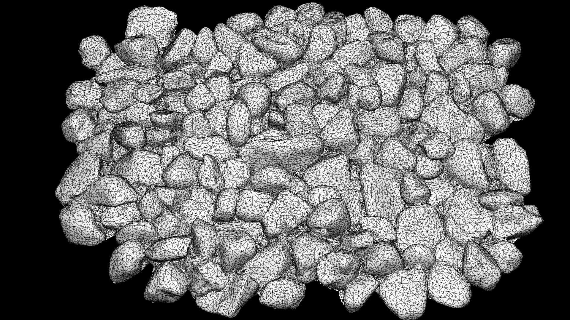 stones field photogrammetry FREE free VR / AR / low-poly 3D model ...