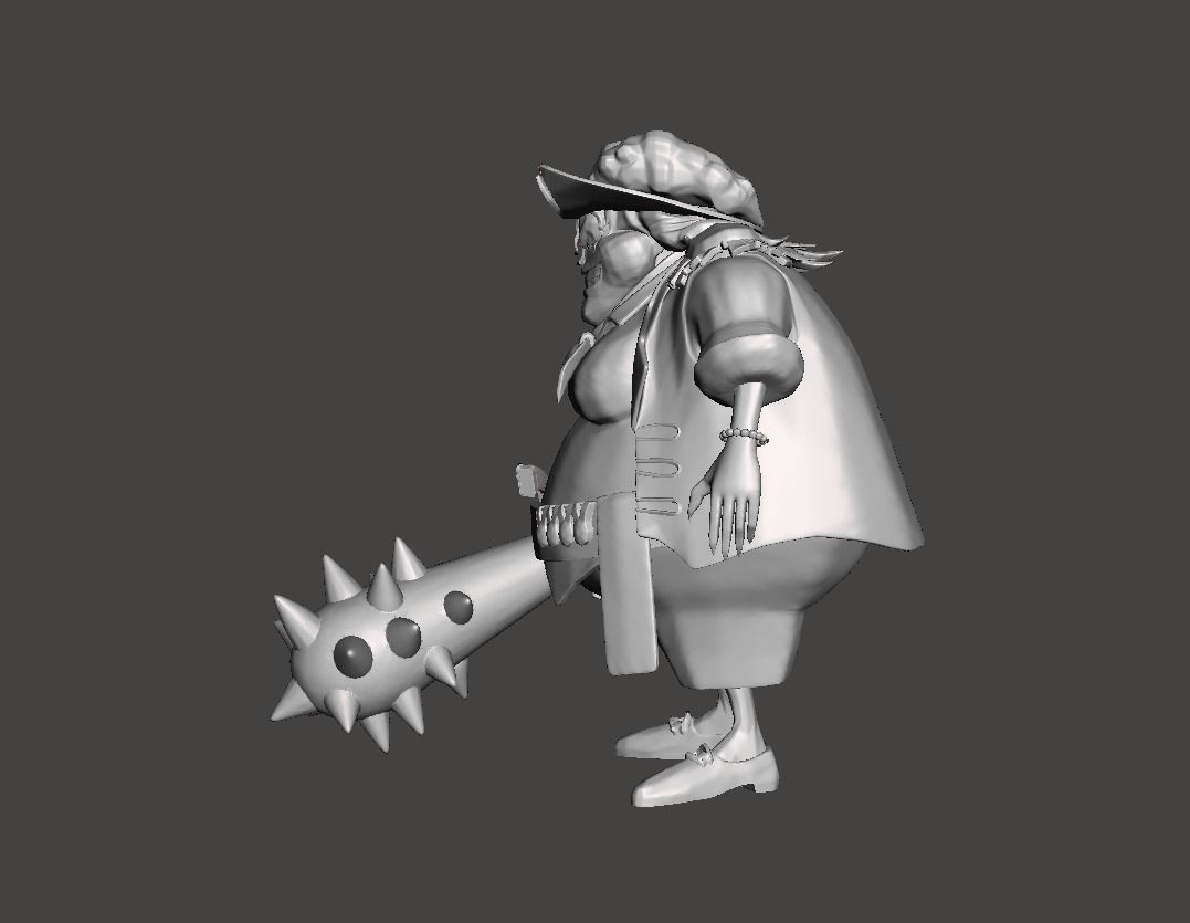 Fat Alvida 3D Model 3D model 3D printable | CGTrader