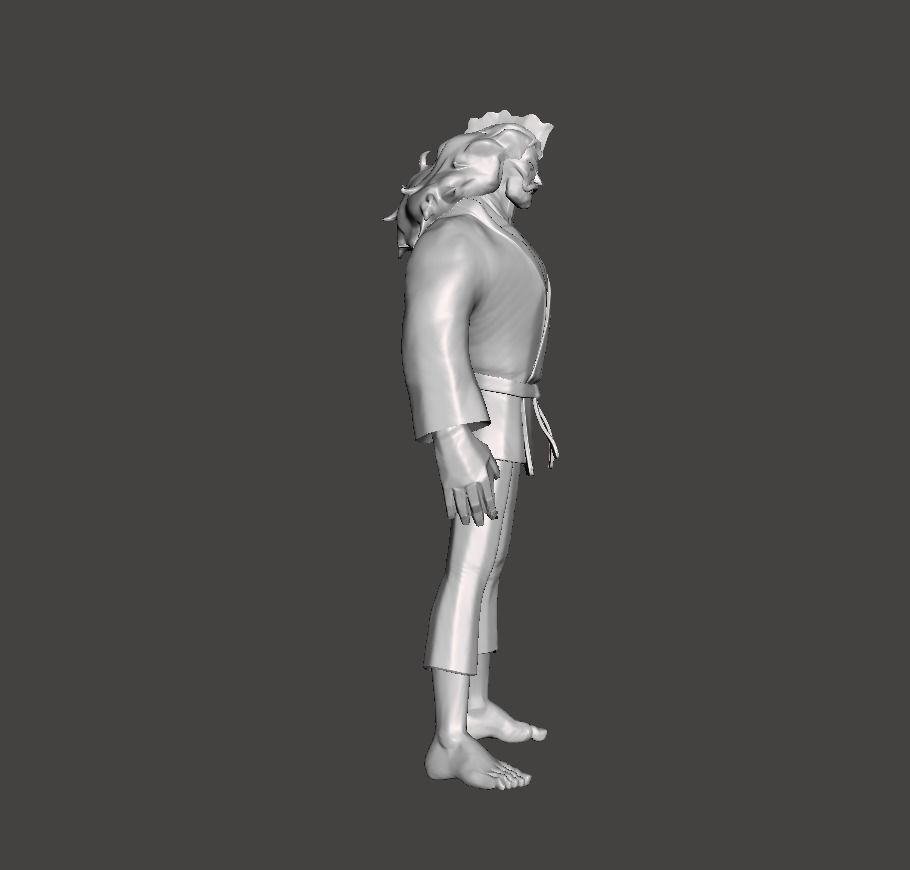 Hundredth Dan Hack One piece 3D Model 3D model 3D printable | CGTrader