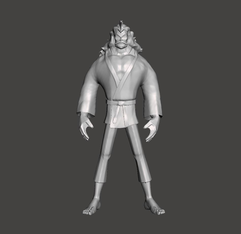 Hundredth Dan Hack One piece 3D Model 3D model 3D printable | CGTrader