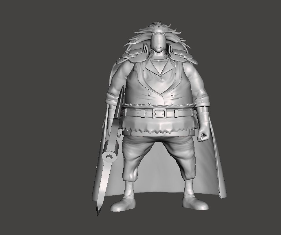 Vice Admiral Lonz One piece 3D Model 3D model 3D printable | CGTrader