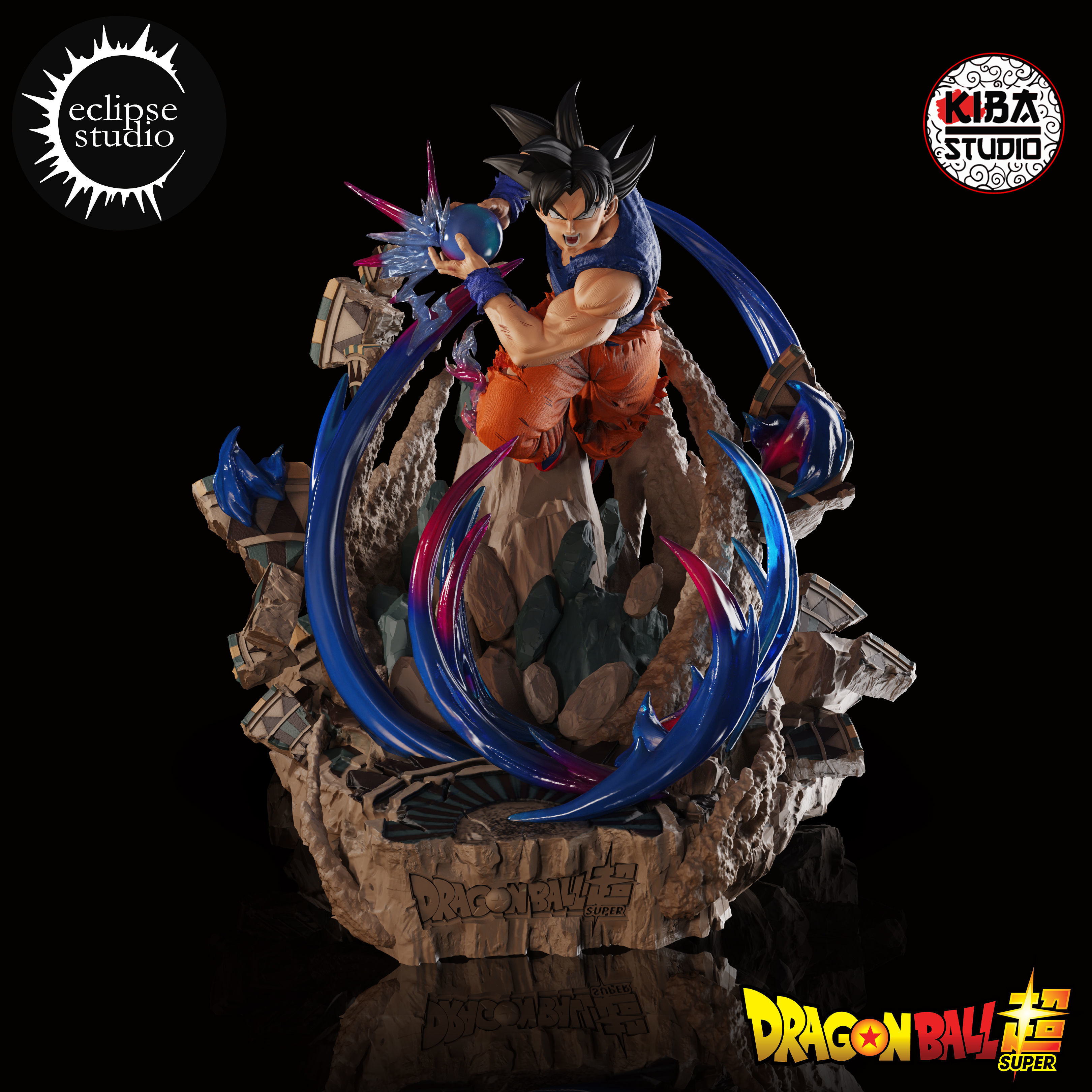 Goku Ultra Instinct 3D model 3D printable | CGTrader