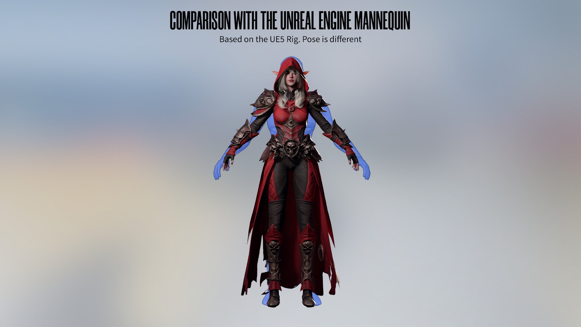 3D model Death Archer Girl Morgana - Game Ready VR / AR / low-poly ...