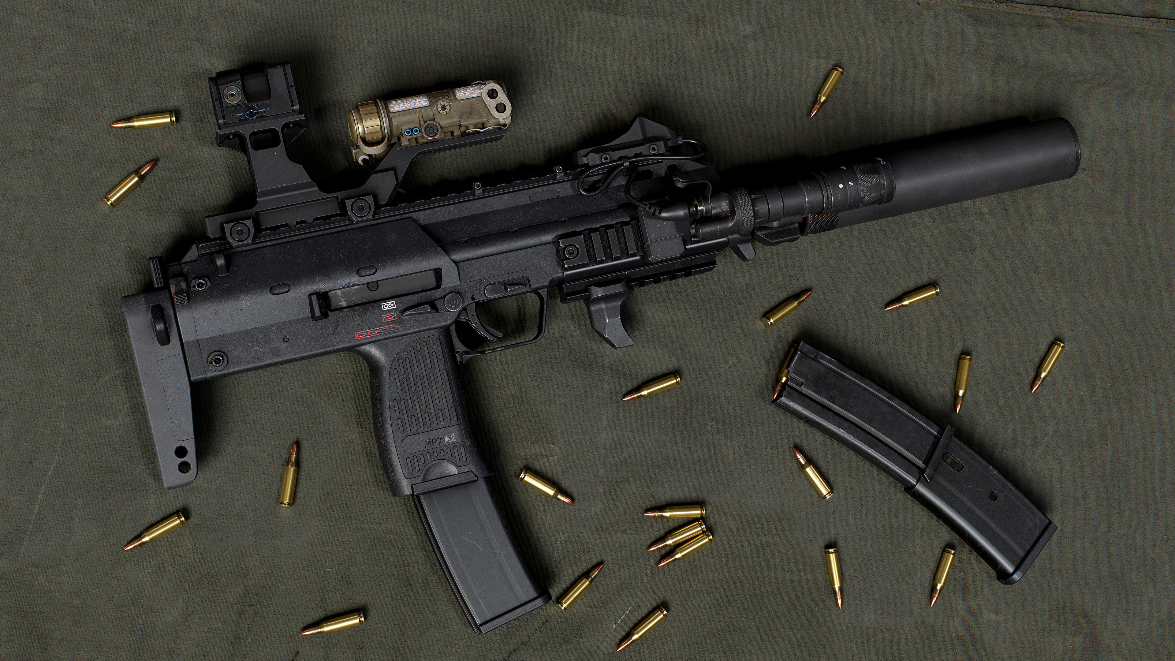 3D model HK MP7 A2 VR / AR / low-poly | CGTrader