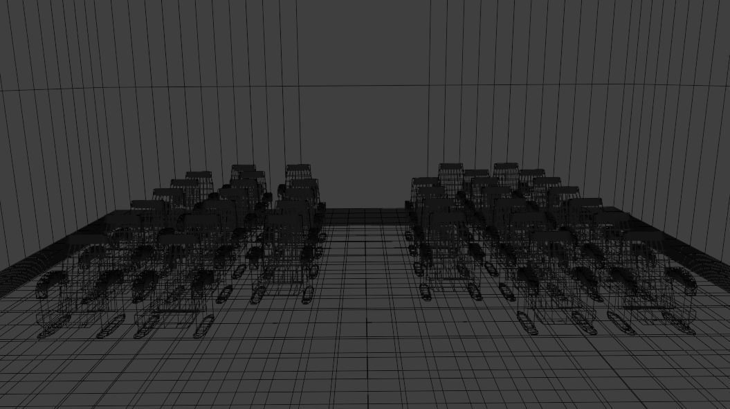 3D model Scary horror theater scene VR / AR / low-poly | CGTrader