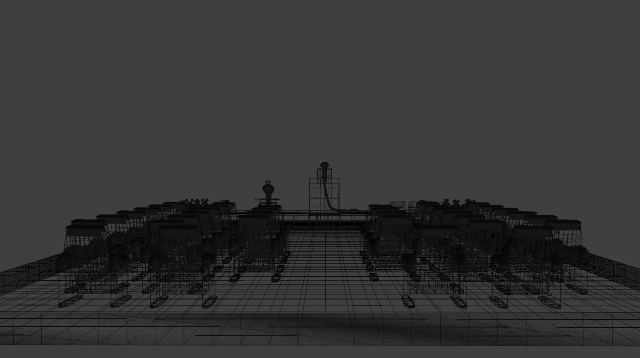 3D model Scary horror theater scene VR / AR / low-poly | CGTrader