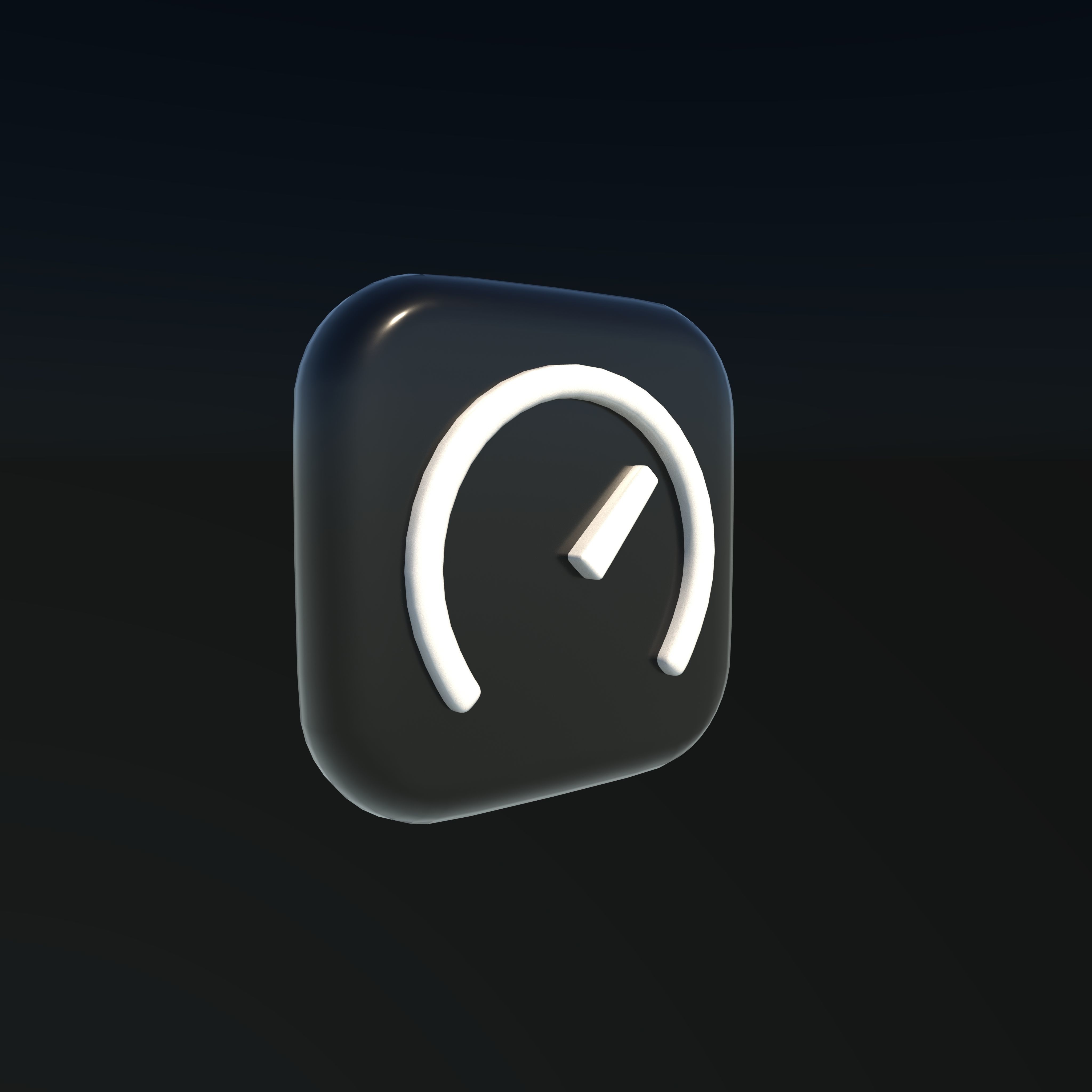 speed icon 3D model animated | CGTrader