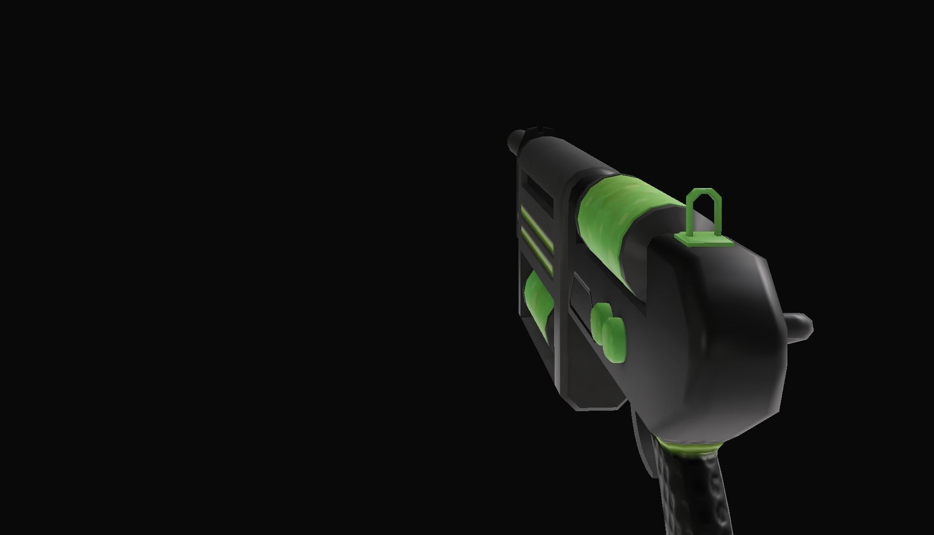 Stylized Sci-Fi Battle Poison Gun free VR / AR / low-poly 3D model ...