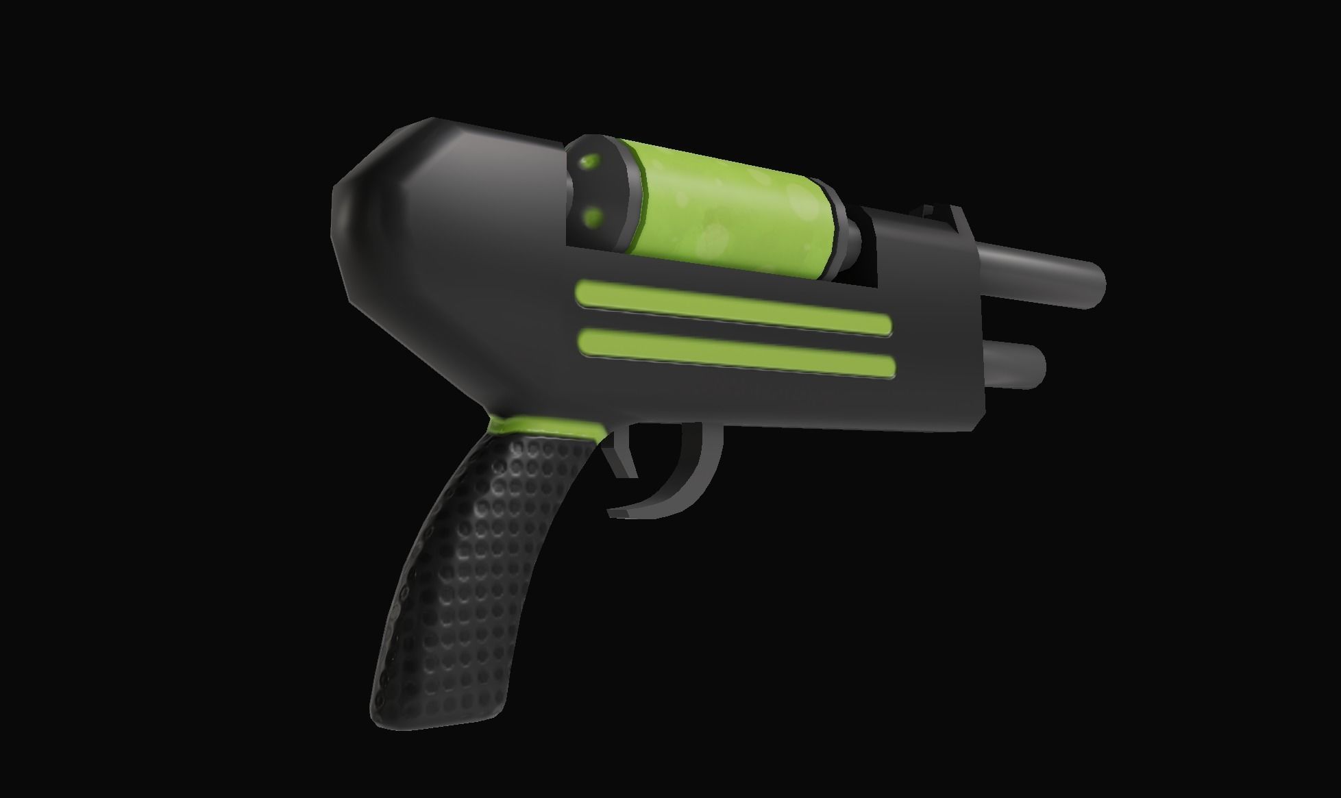 Stylized Sci-Fi Battle Poison Gun free VR / AR / low-poly 3D model ...