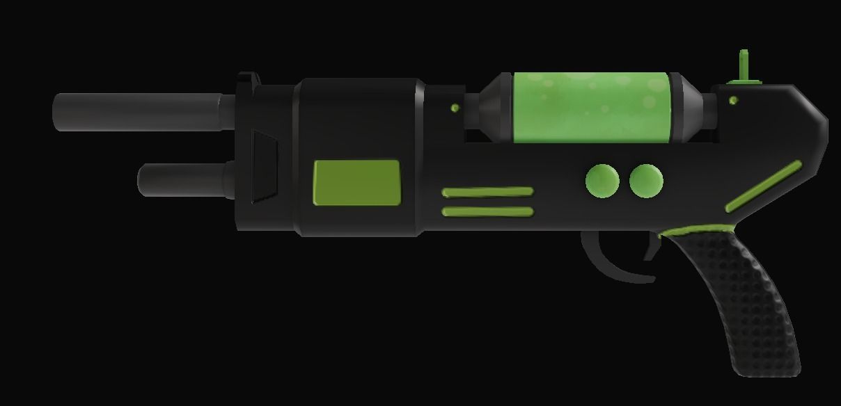 Stylized Sci-Fi Battle Poison Gun free VR / AR / low-poly 3D model ...