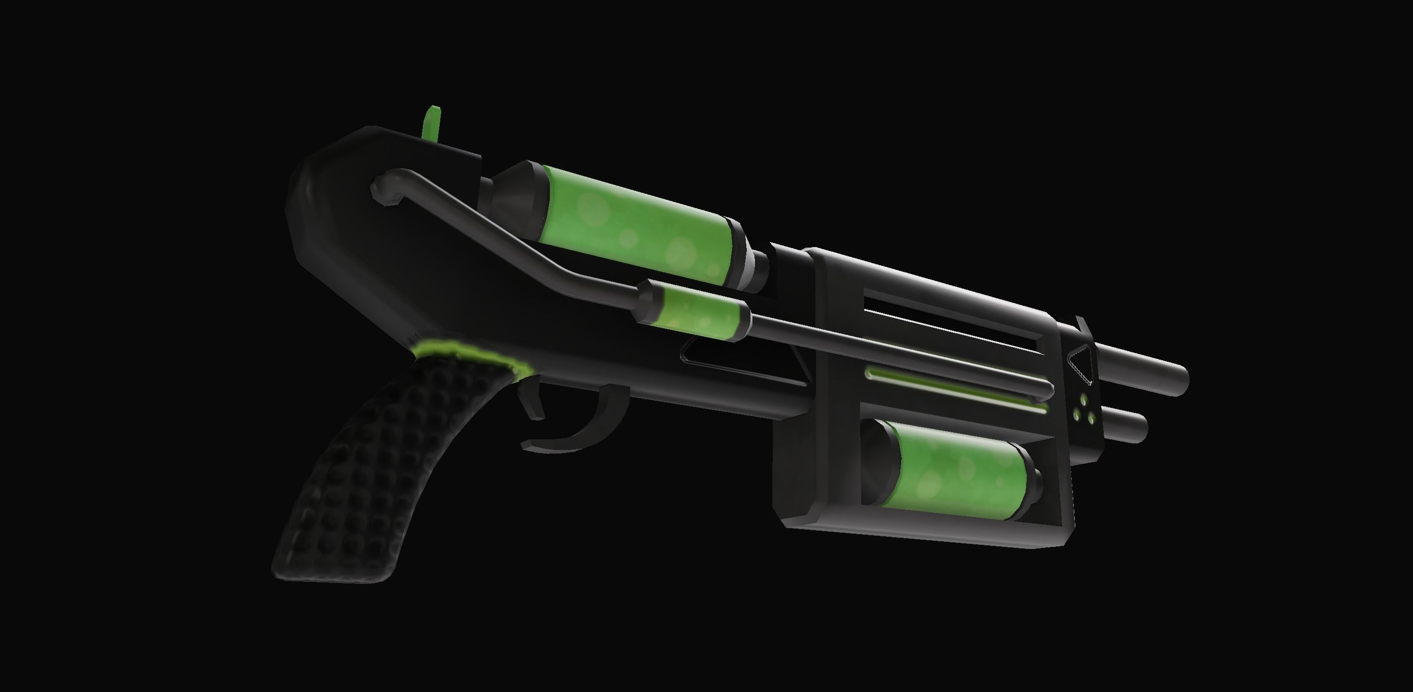 Stylized Sci-Fi Battle Poison Gun free VR / AR / low-poly 3D model ...