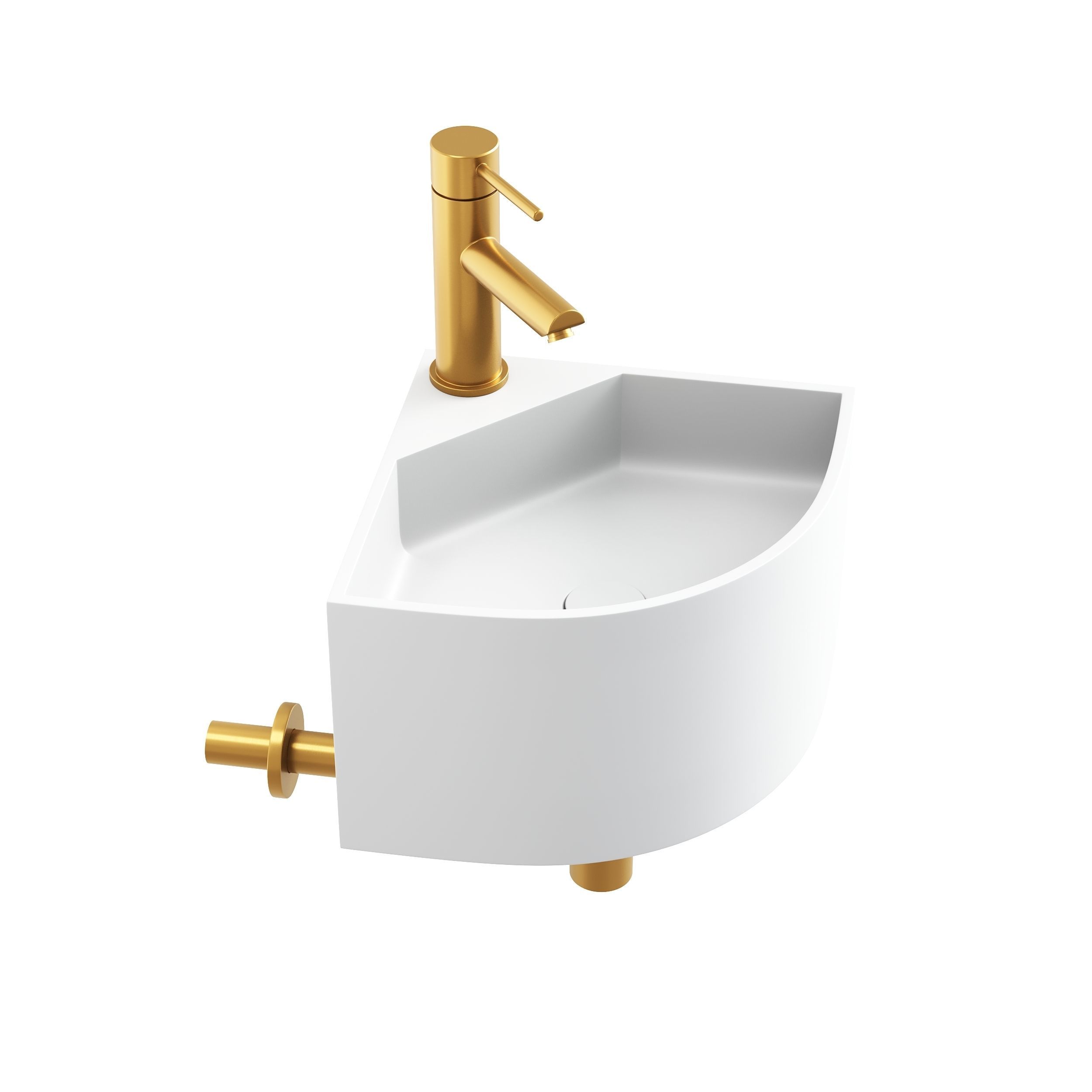 Elegant Corner Basin 3D model | CGTrader