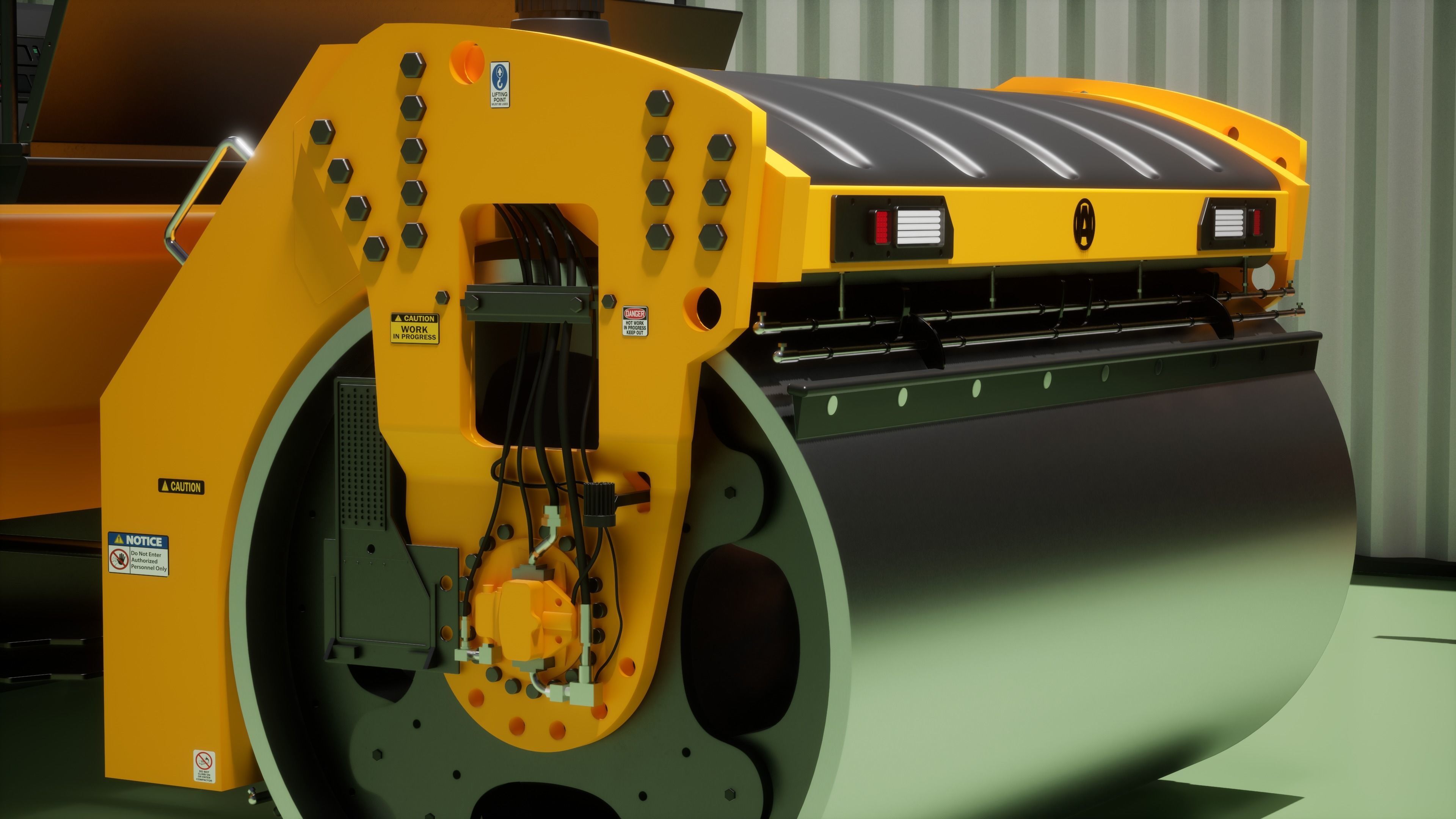 ROAD ROLLER 3D model | CGTrader