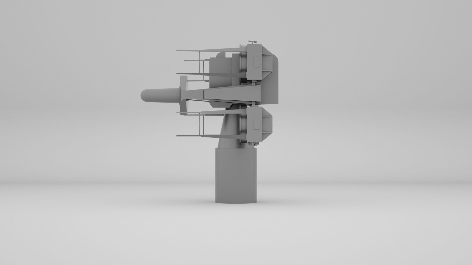 Seacat Sea Cat Missile Quad Launcher 3D model | CGTrader