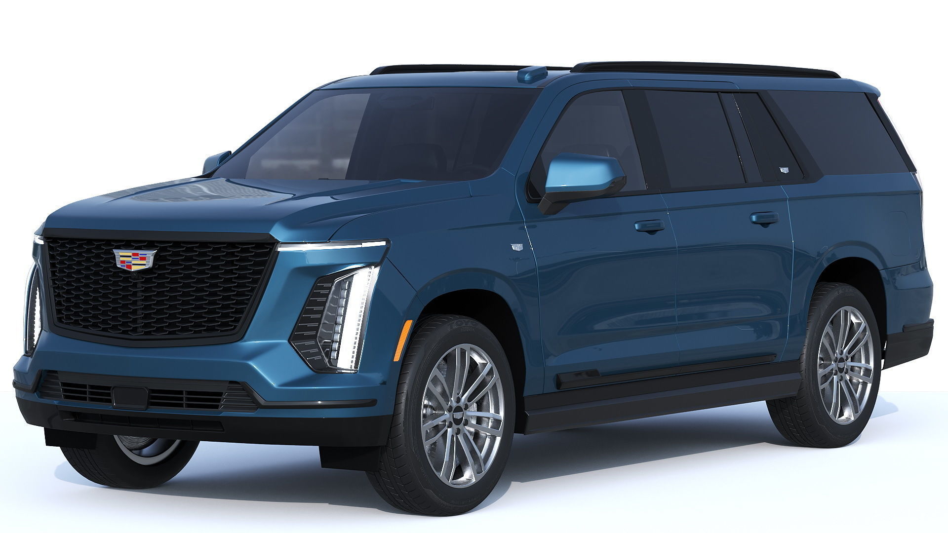 Cadillac Escalade luxury and Escalade ESV sport 3D model | CGTrader