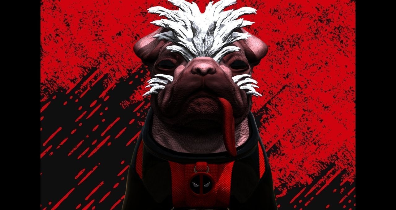 DOGPOOL DEADPOOL MOVIE DOG MARVEL WOLVERINE 3D model 3D printable ...