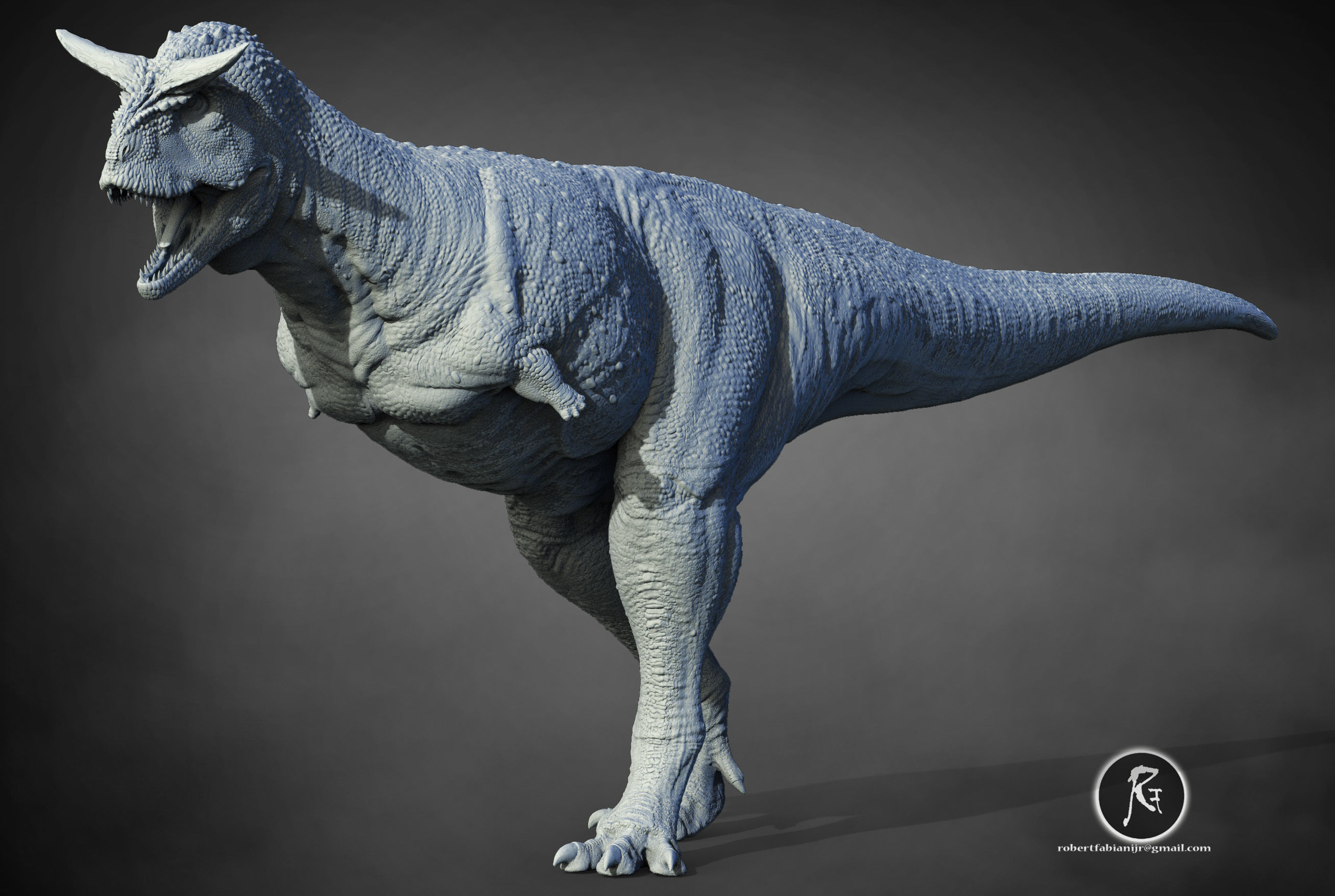 Carnotaurus 3D model 3D printable | CGTrader