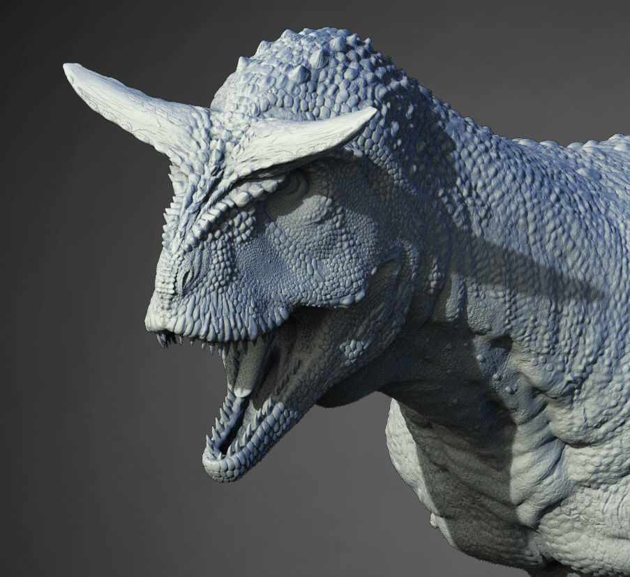 Carnotaurus 3D model 3D printable | CGTrader