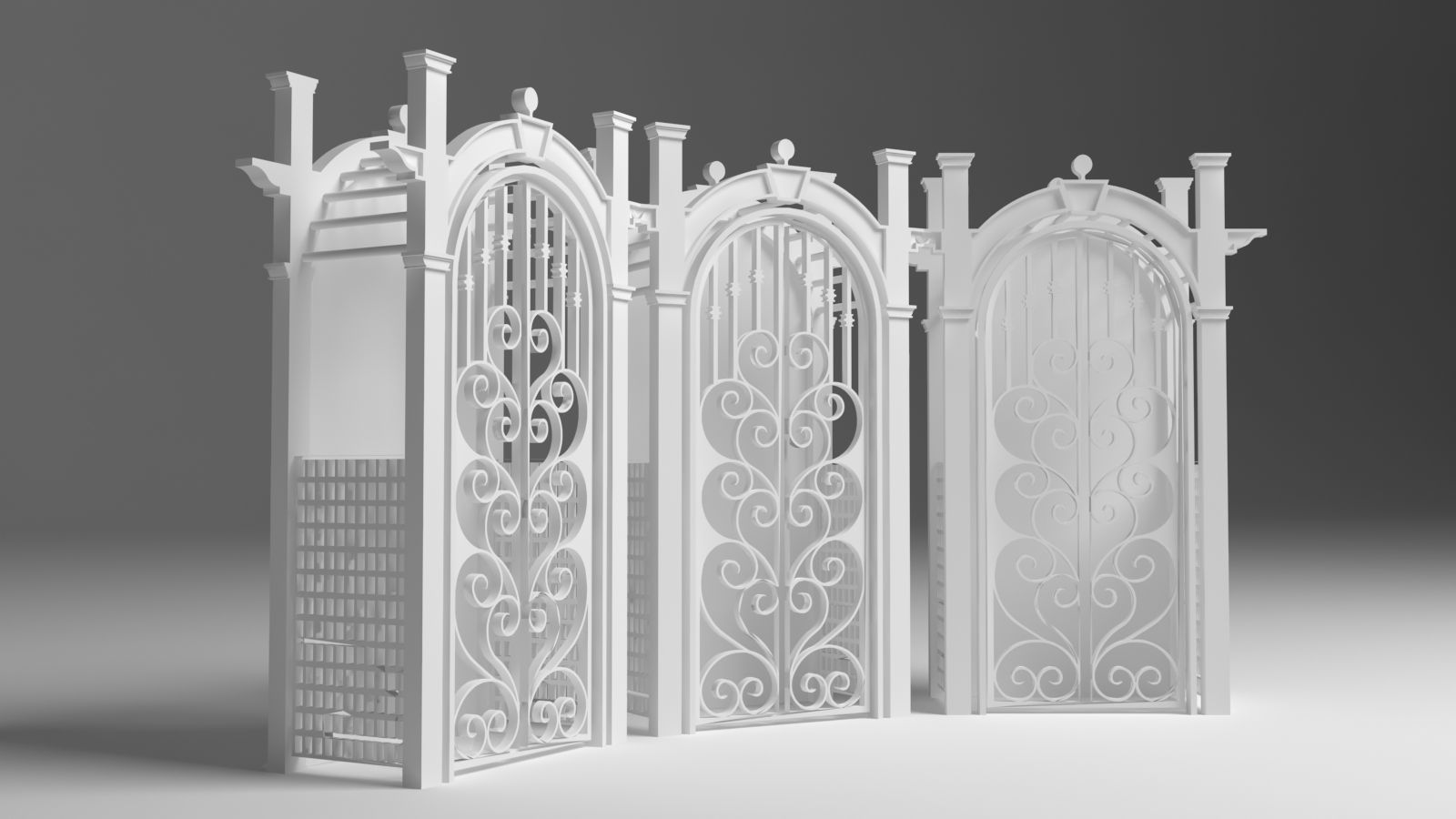 Wedding Stage Backdrop 3D model | CGTrader
