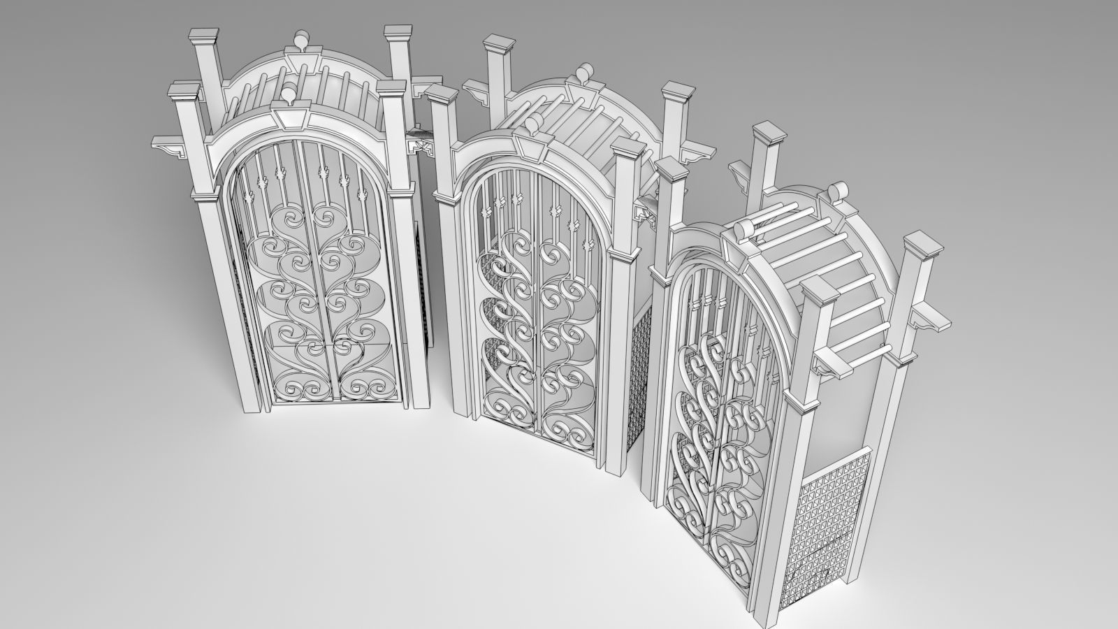 Wedding Stage Backdrop 3D model | CGTrader