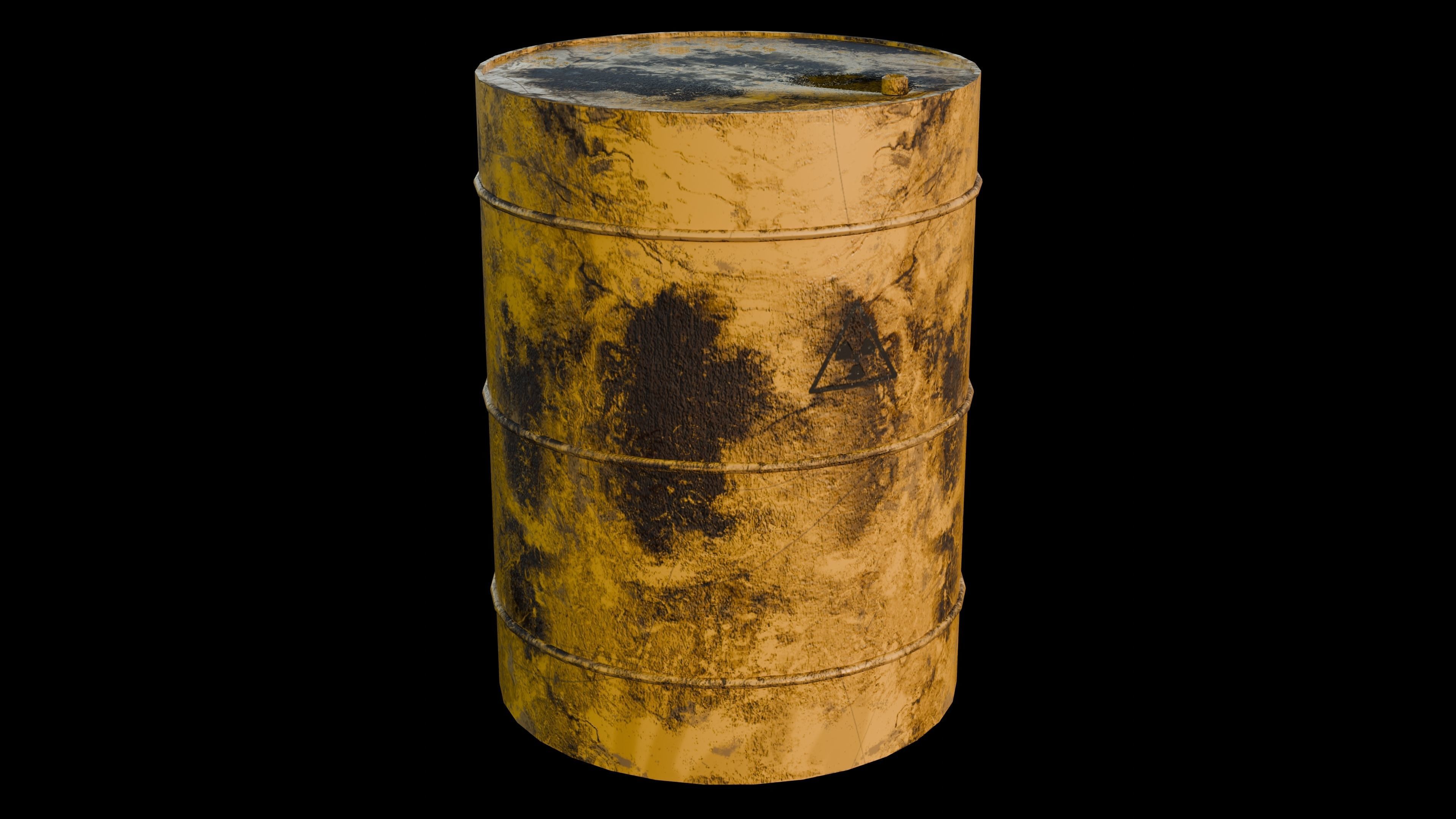 Barrel- Radioactive Material free 3D model | CGTrader