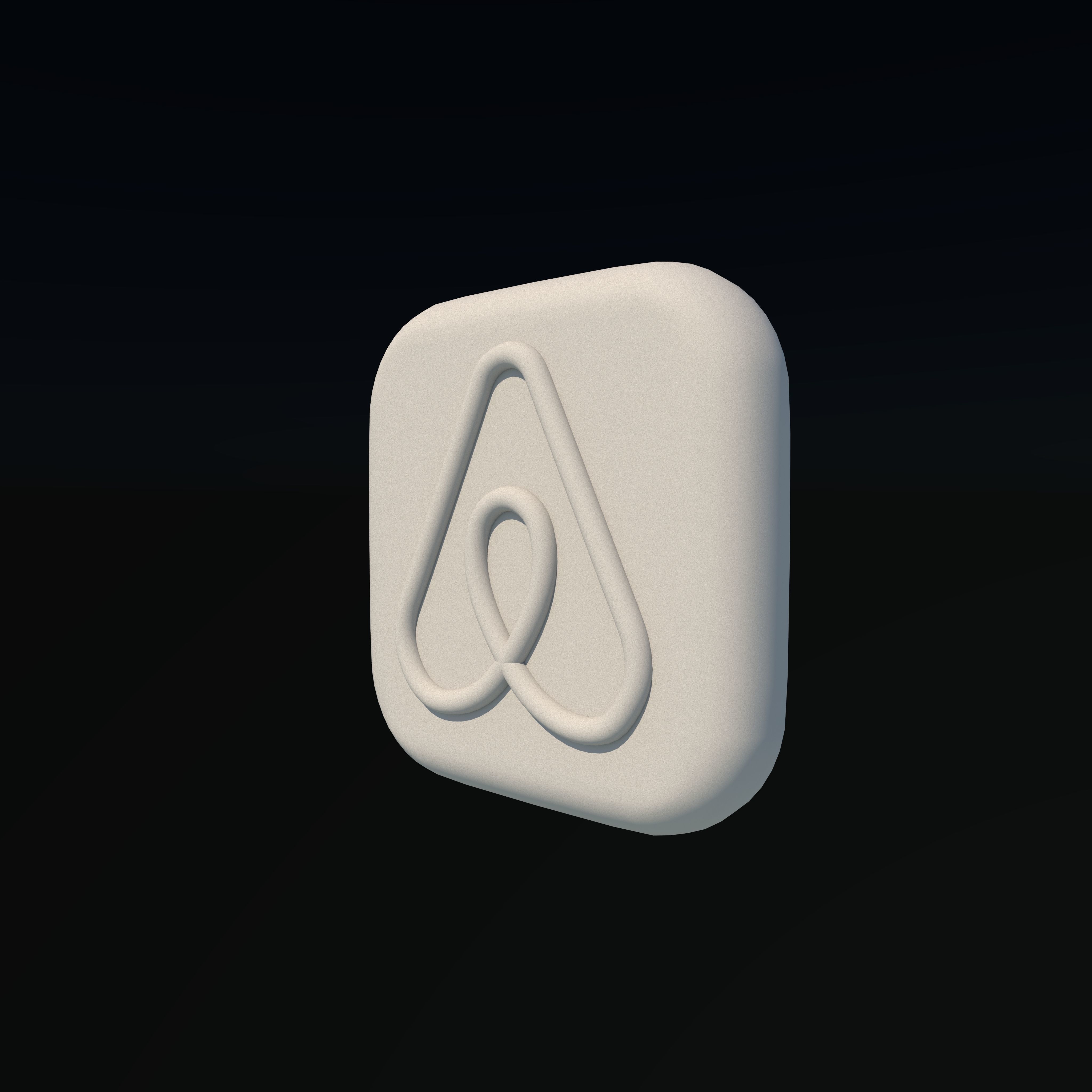Airbnb icon 3D model animated | CGTrader