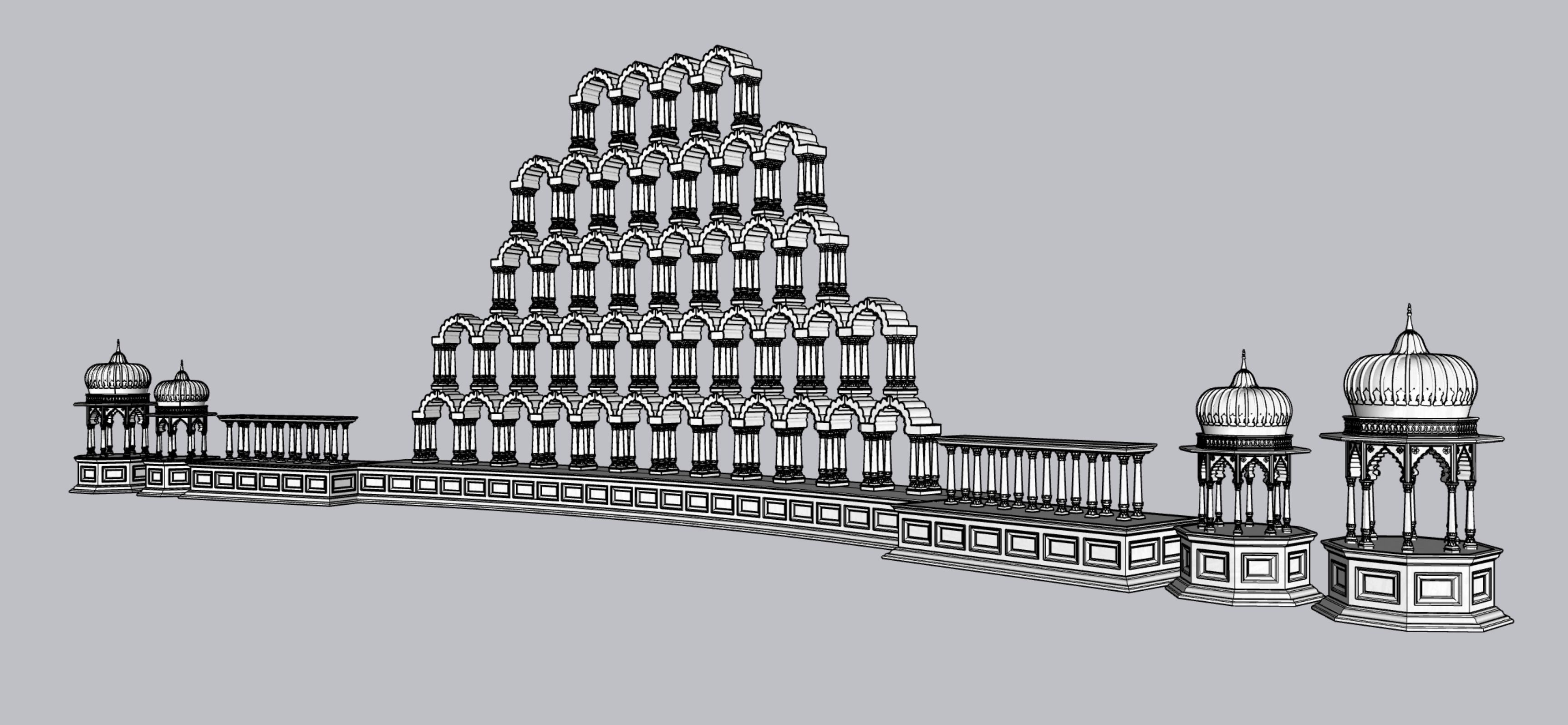Toran Gate Jaipur 3D model | CGTrader
