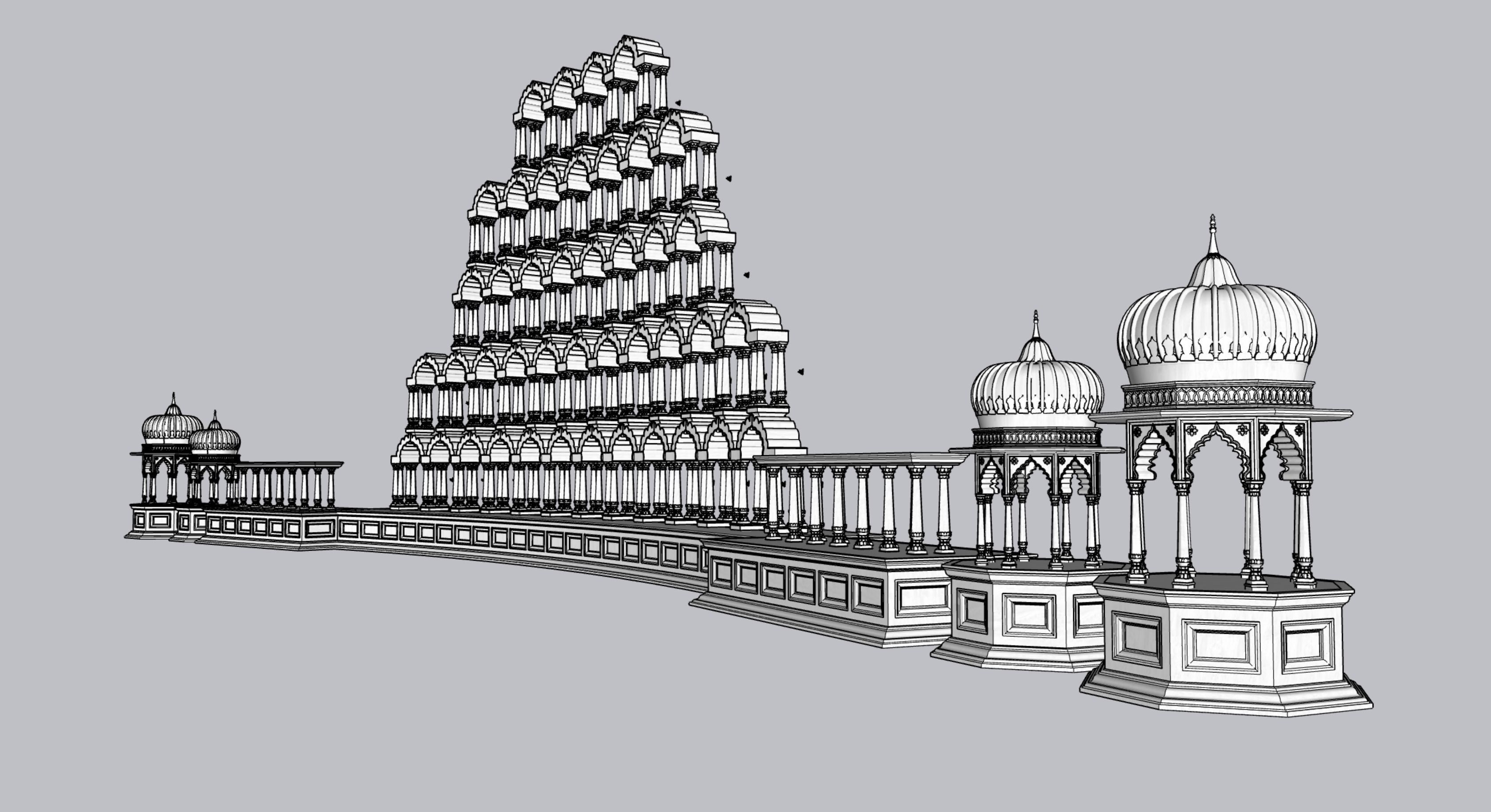 Toran Gate Jaipur 3D model | CGTrader