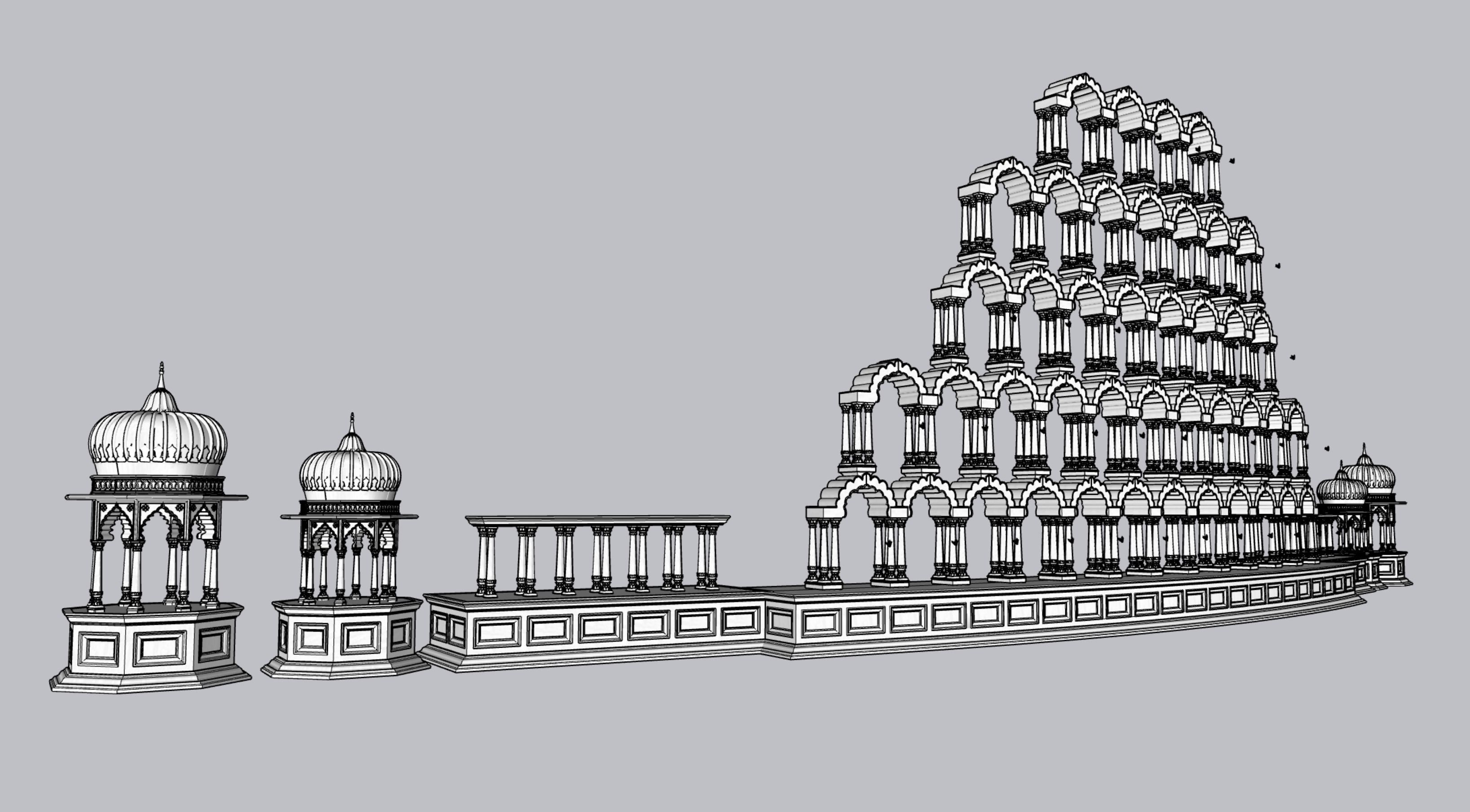 Toran Gate Jaipur 3D model | CGTrader