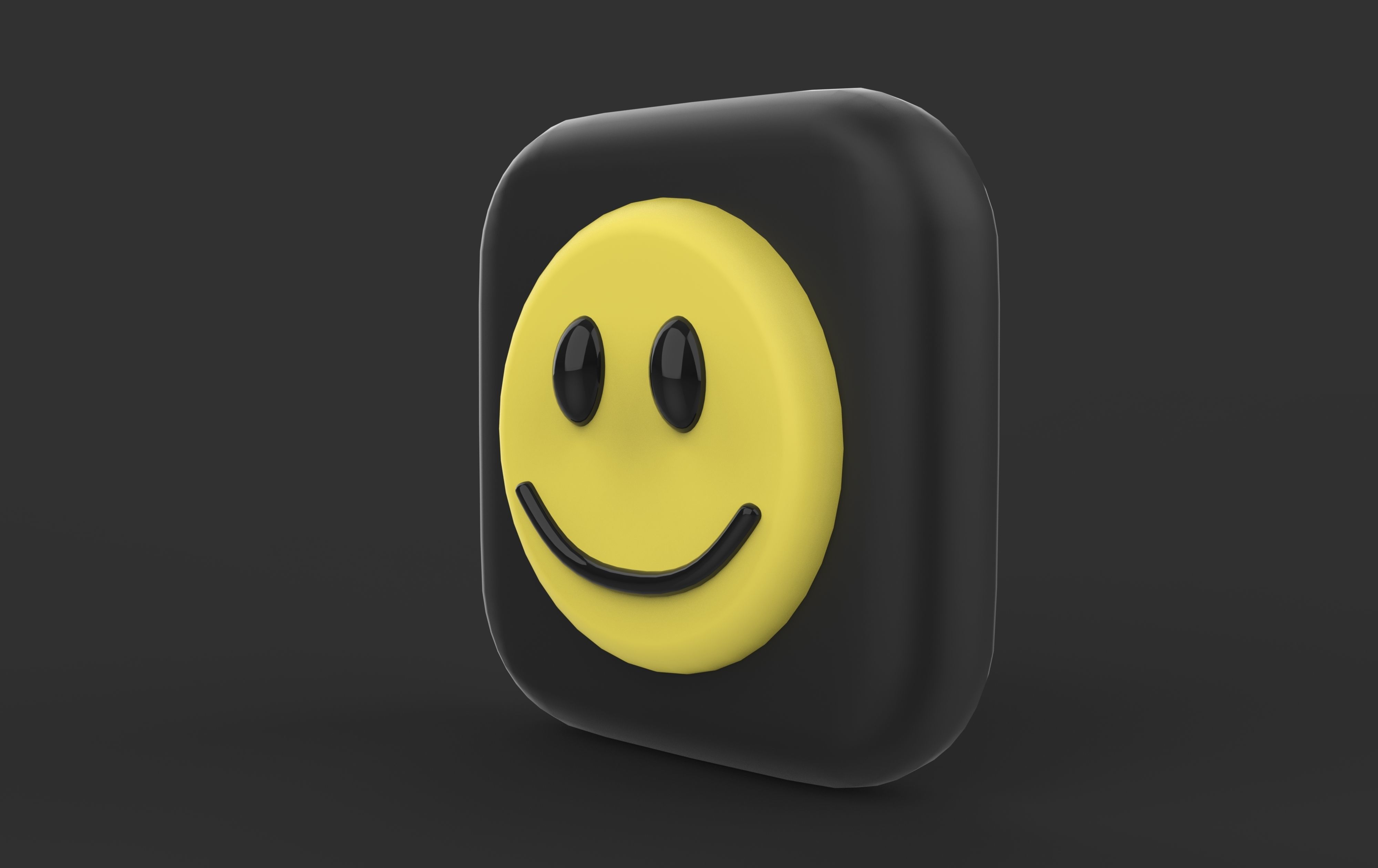 ifunny icon 3D model animated | CGTrader