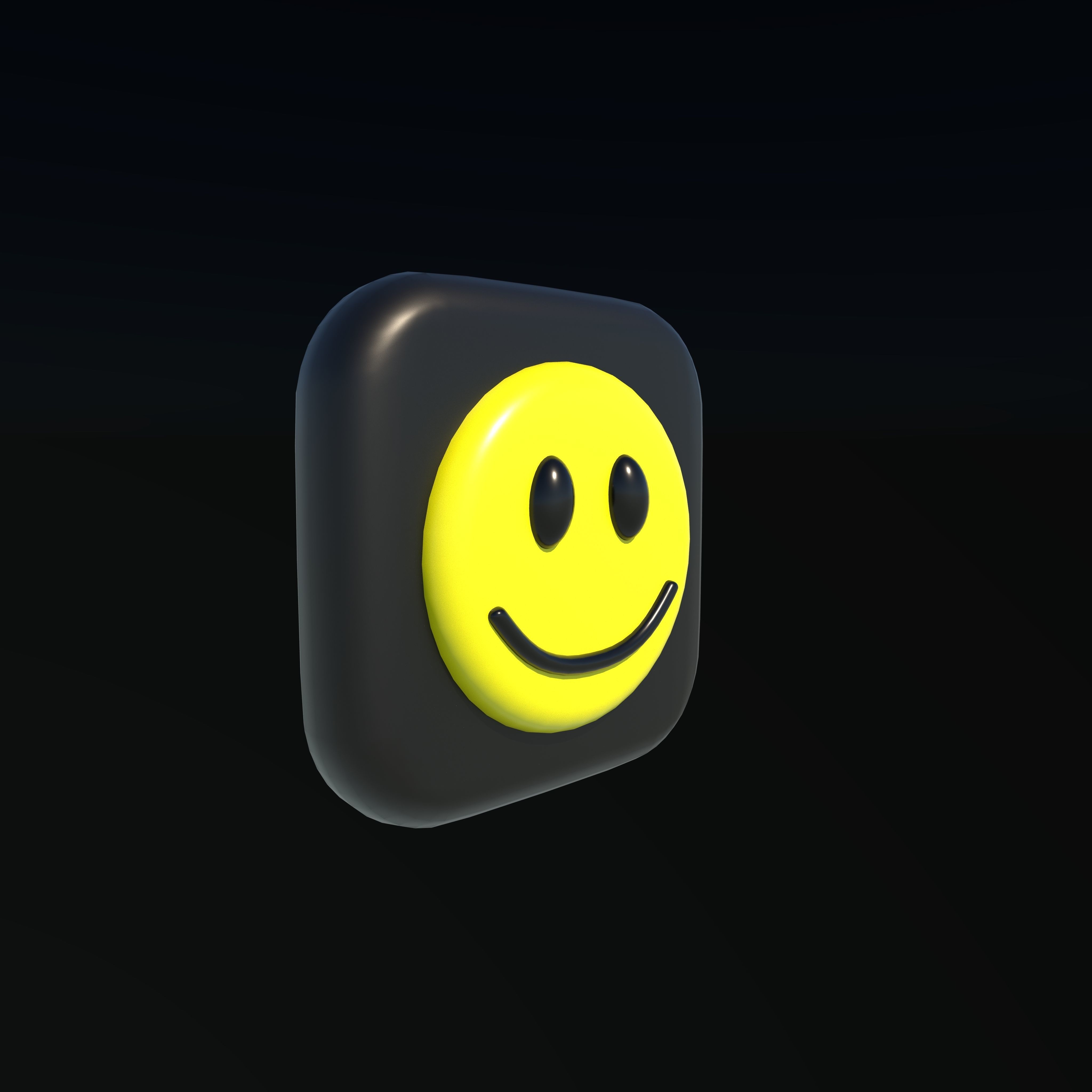 ifunny icon 3D model animated | CGTrader