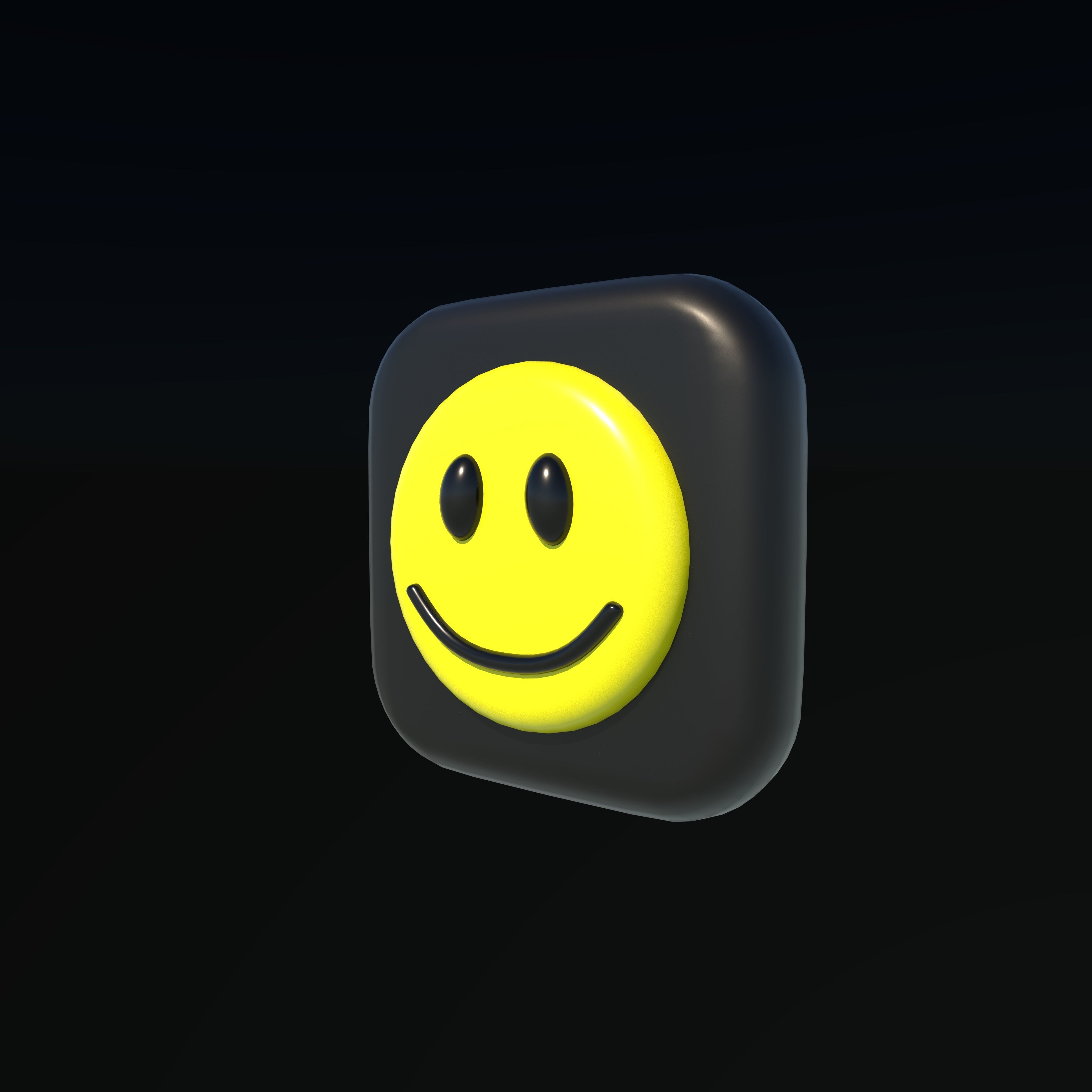 ifunny icon 3D model animated | CGTrader