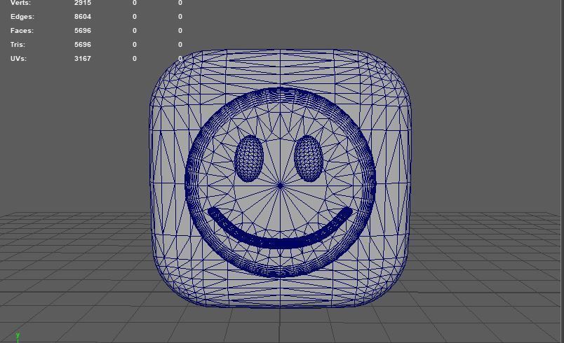 ifunny icon 3D model animated | CGTrader