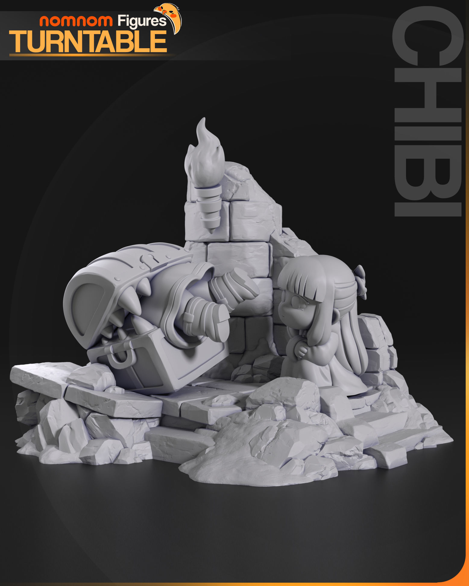 Chibi Mimic Chest x Frieren 3D model 3D printable | CGTrader