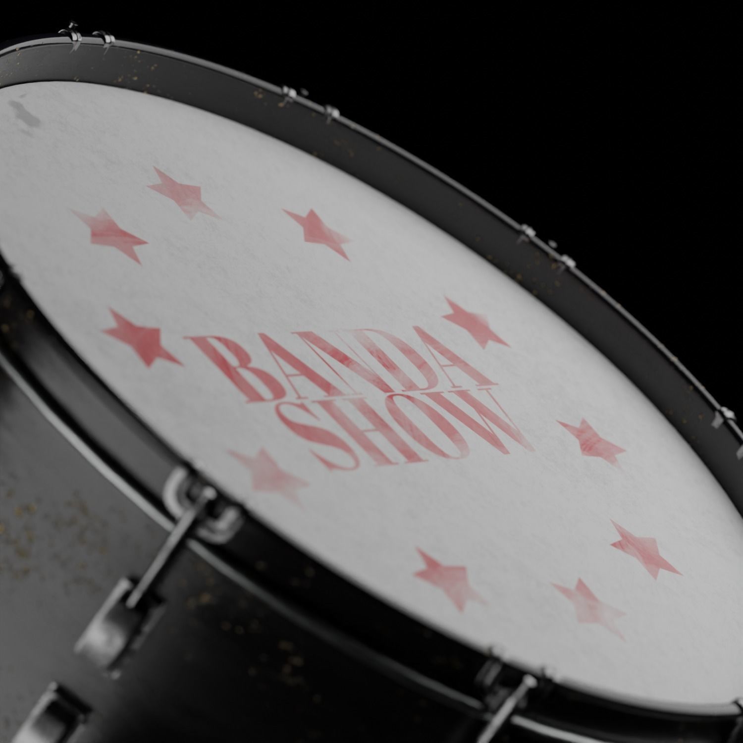 Drum Realistic whit textures free 3D model | CGTrader