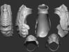 Super Predator blade side gauntlet 3D model | CGTrader