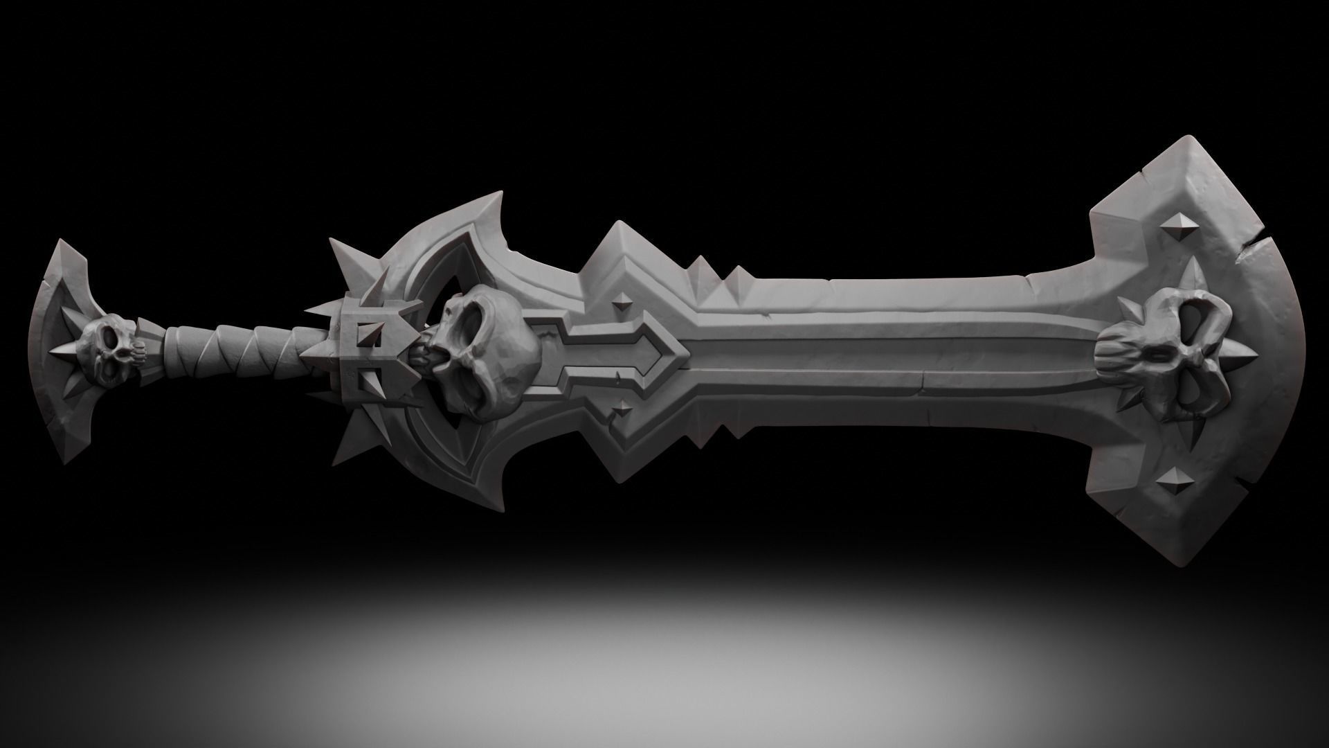 Arms Warrior Artifact Weapon- Wrath s Edge- World of Warcraft 3D model ...