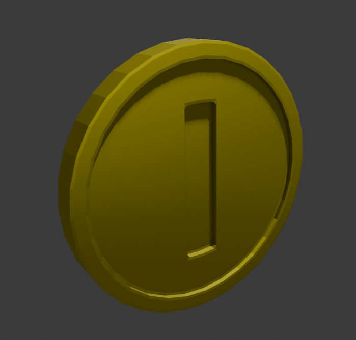 Mario Coin free VR / AR / low-poly 3D model | CGTrader