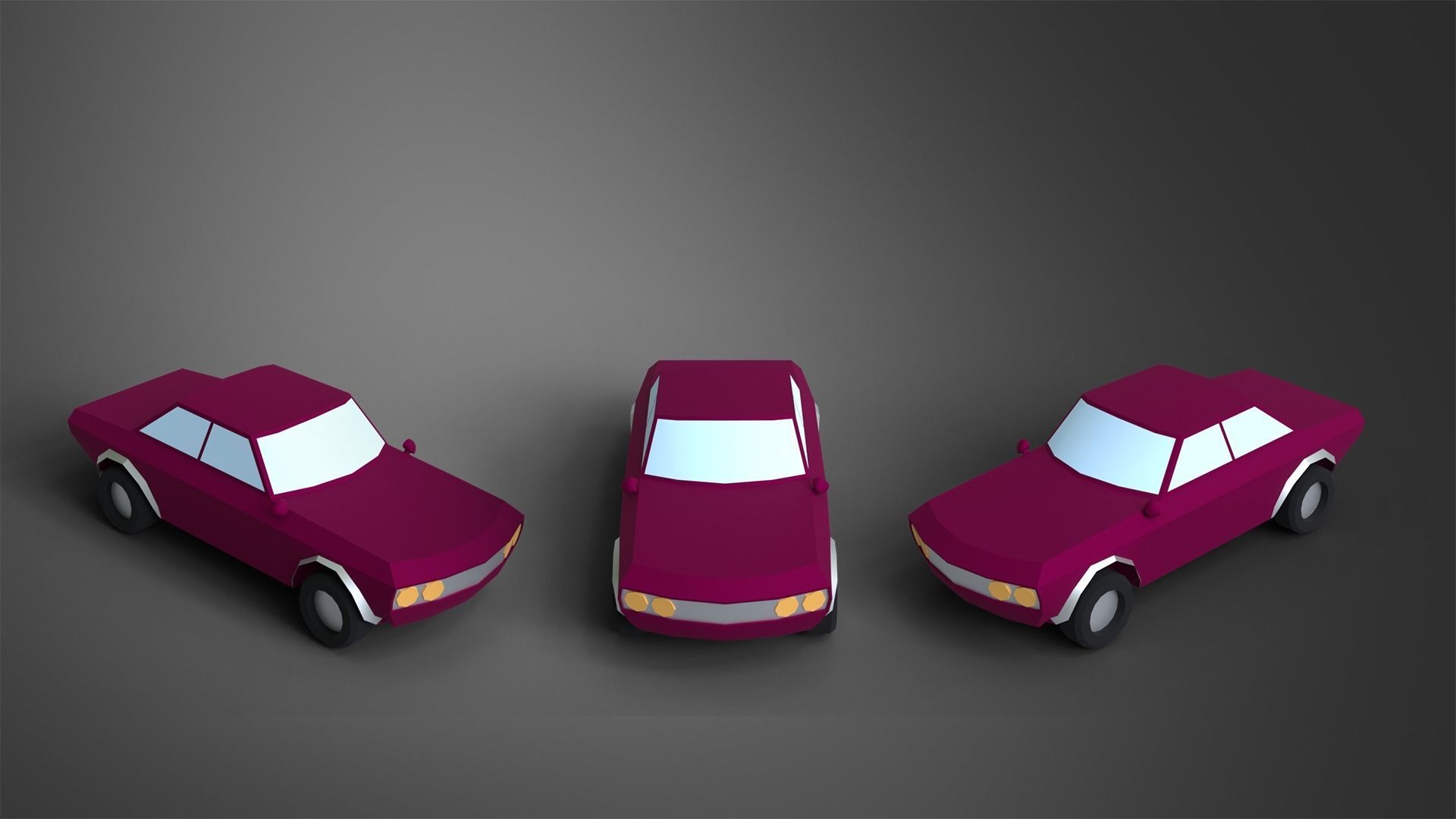 Low Poly Cars free VR / AR / low-poly 3D model | CGTrader