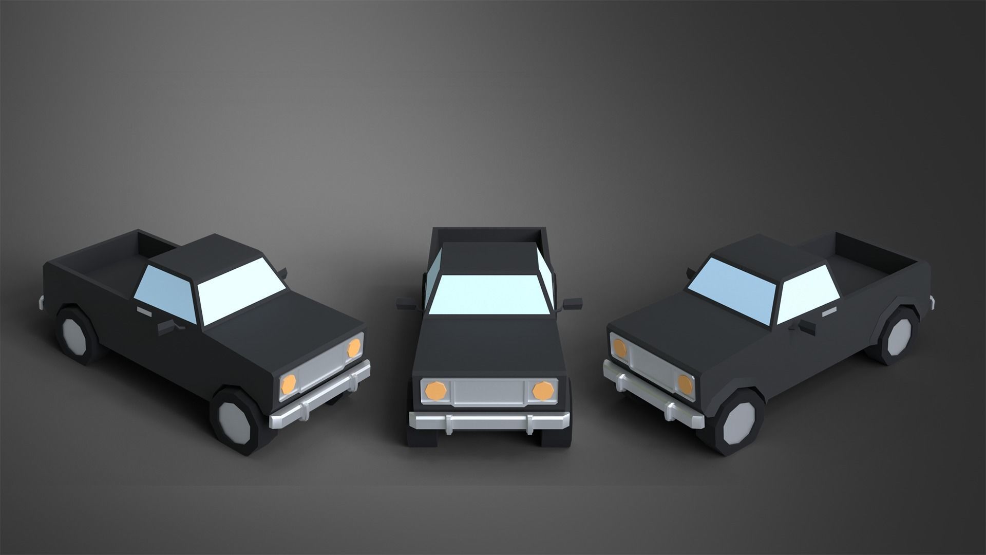 Low Poly Cars free VR / AR / low-poly 3D model | CGTrader