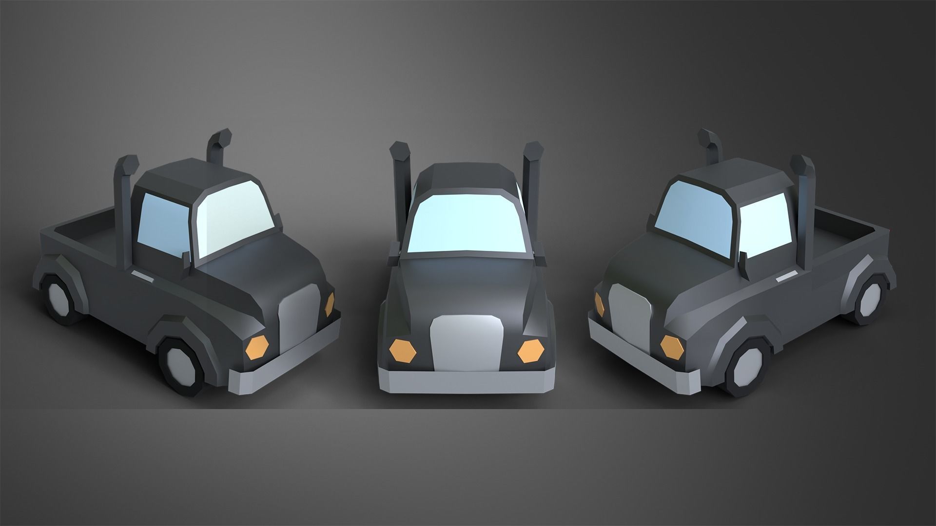 Low Poly Cars free VR / AR / low-poly 3D model | CGTrader