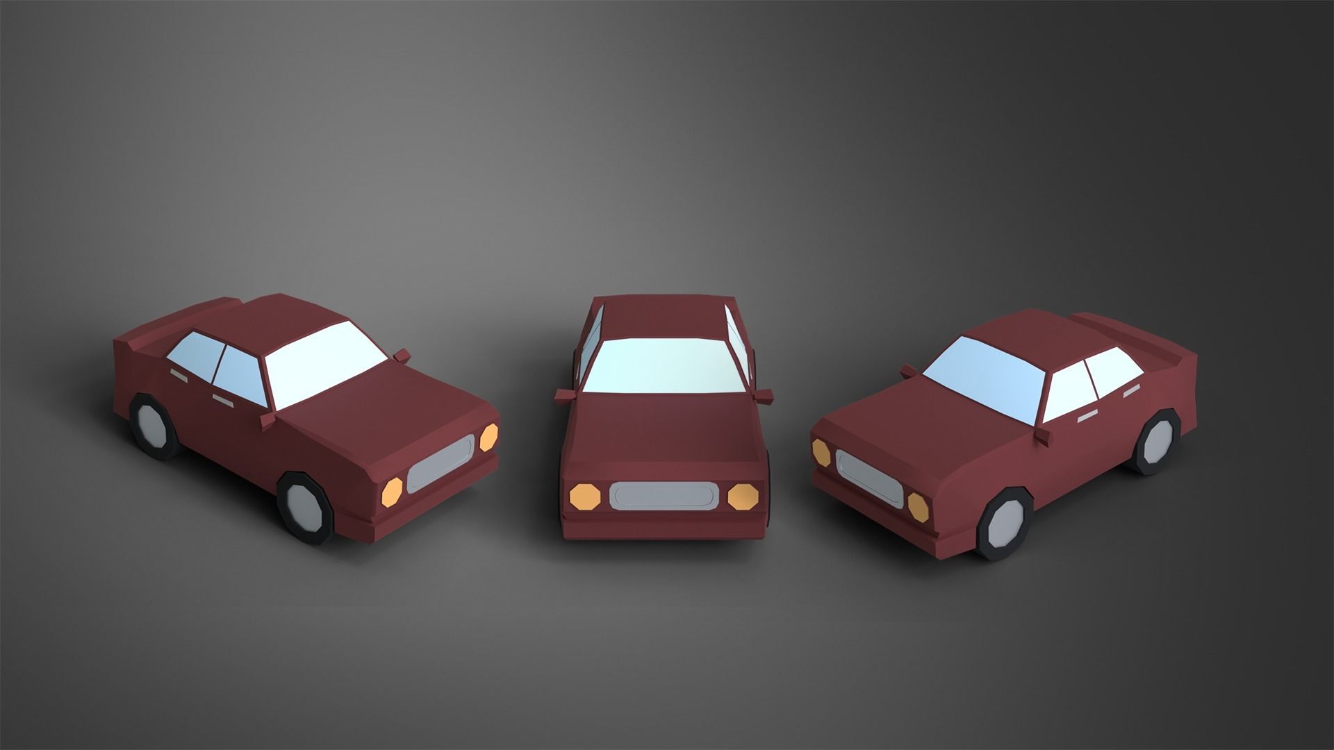 Low Poly Cars free VR / AR / low-poly 3D model | CGTrader