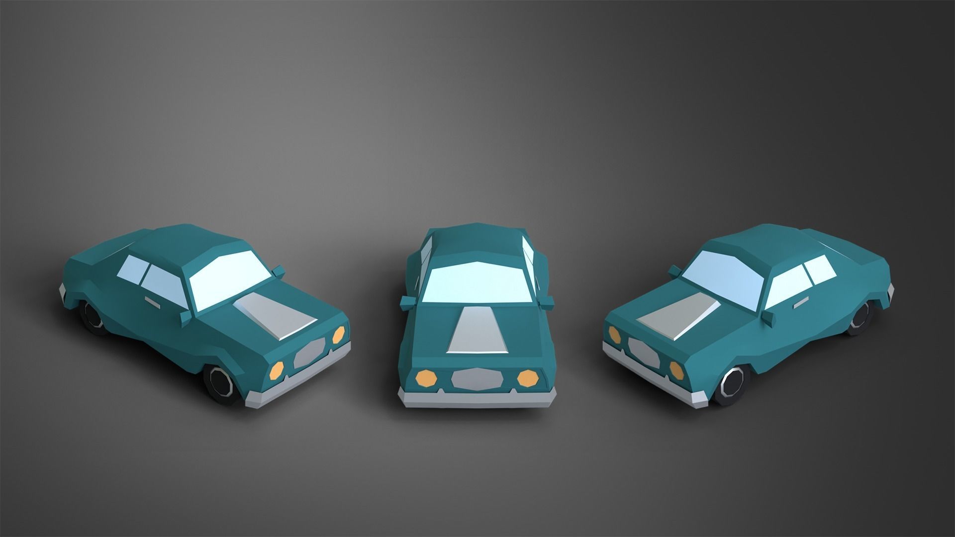 Low Poly Cars free VR / AR / low-poly 3D model | CGTrader