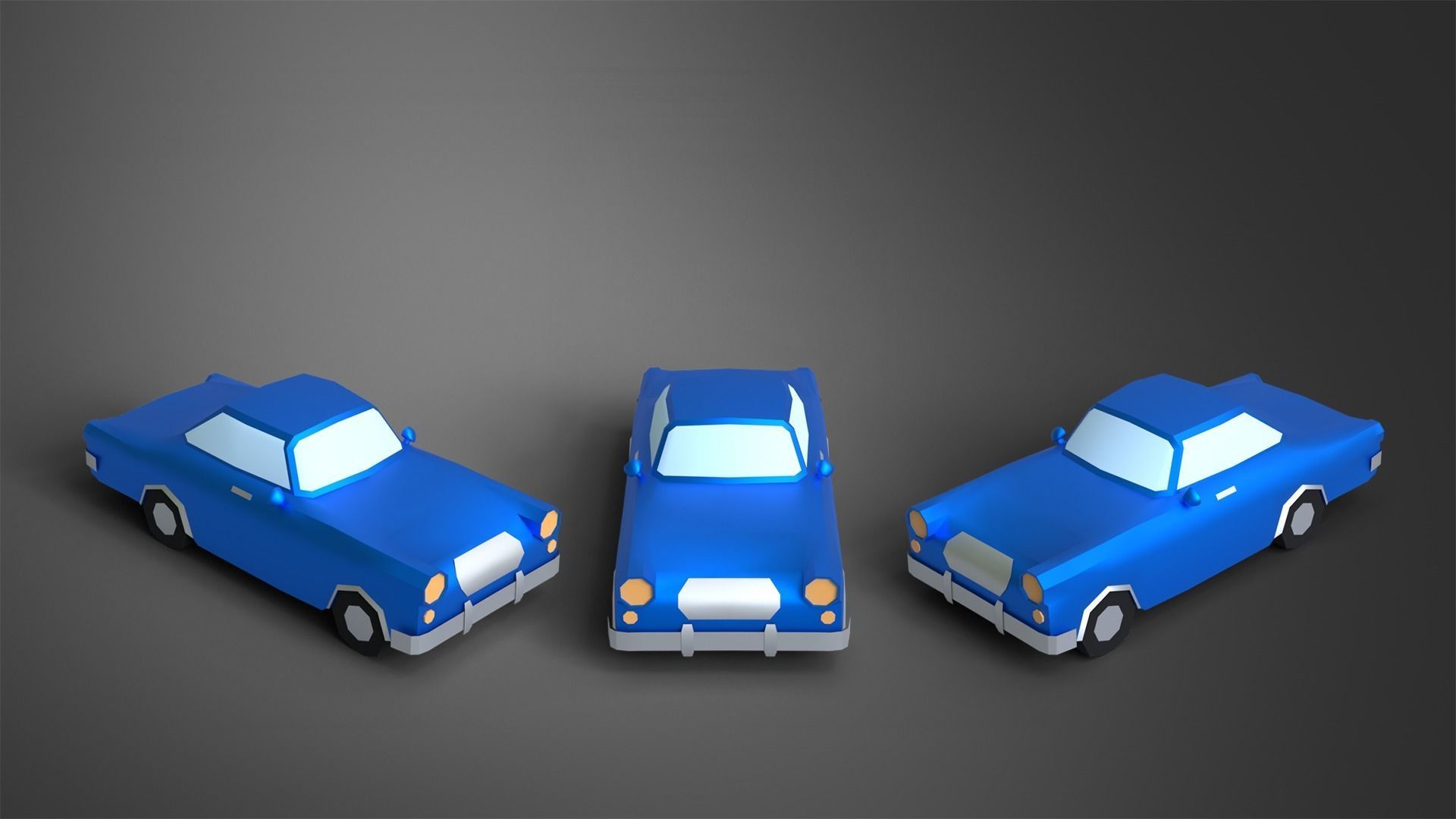Low Poly Cars free VR / AR / low-poly 3D model | CGTrader