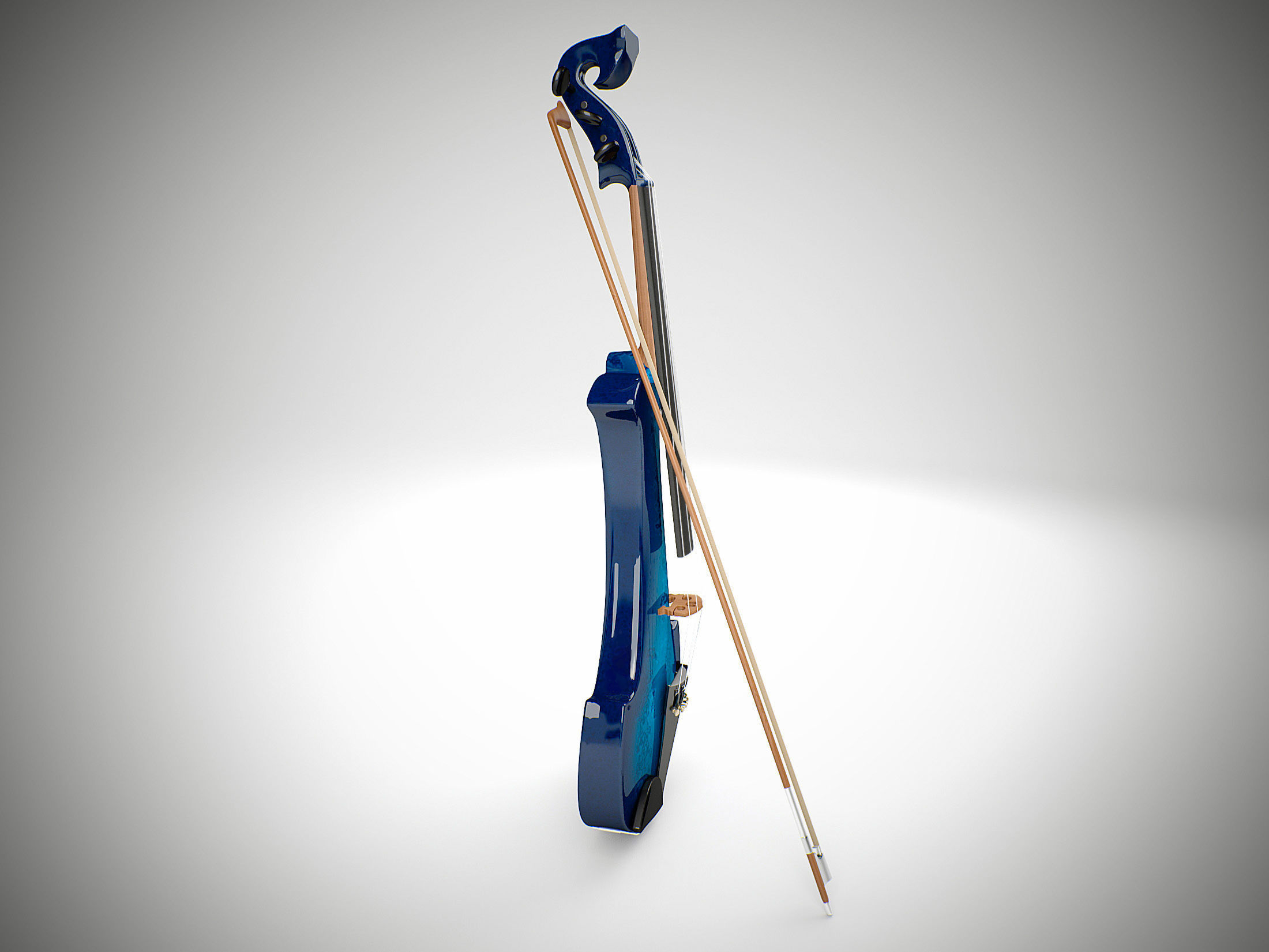 Electric Violin 3D model | CGTrader
