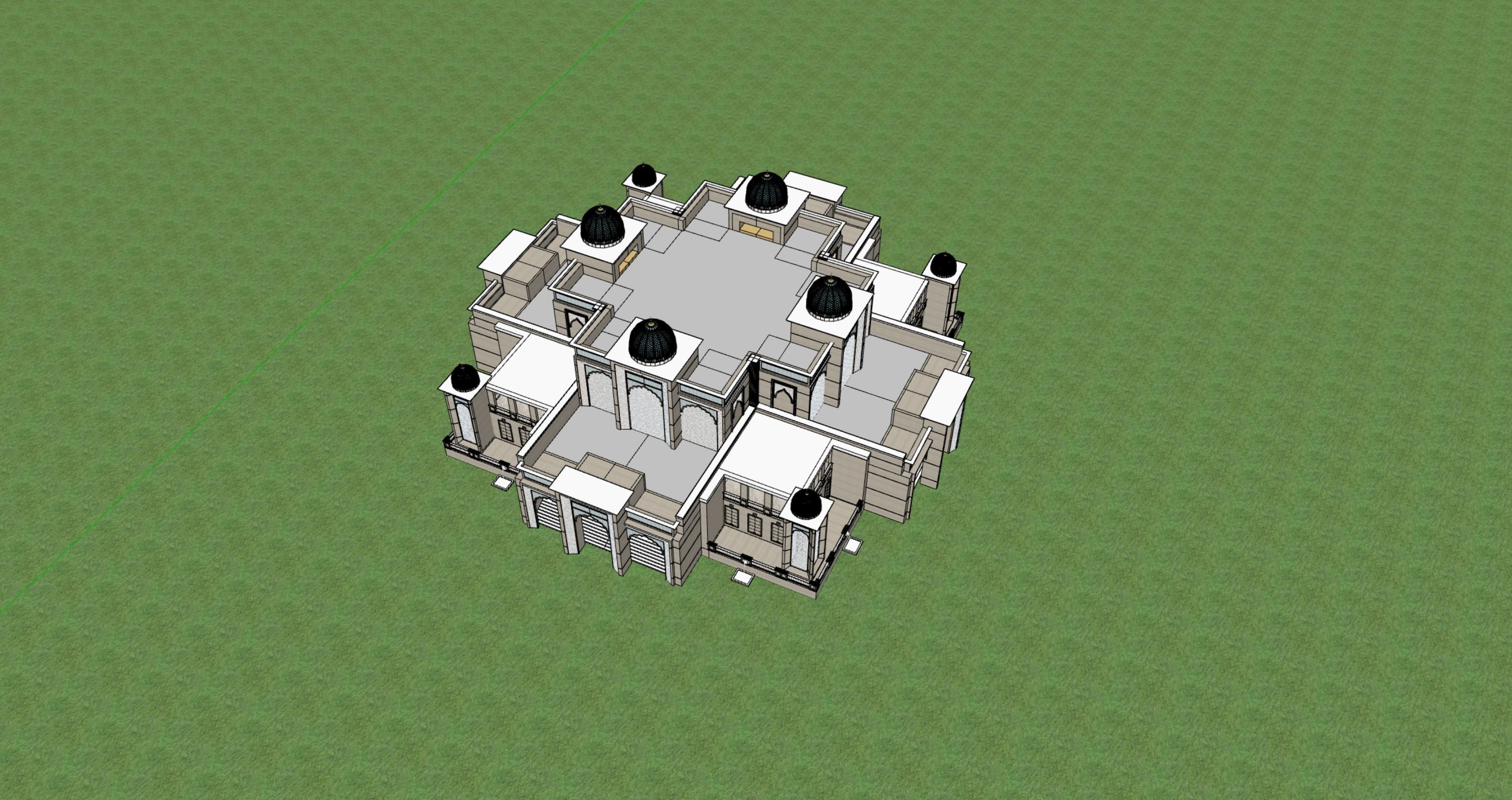 Traditional Haveli Exterior 3D model animated | CGTrader