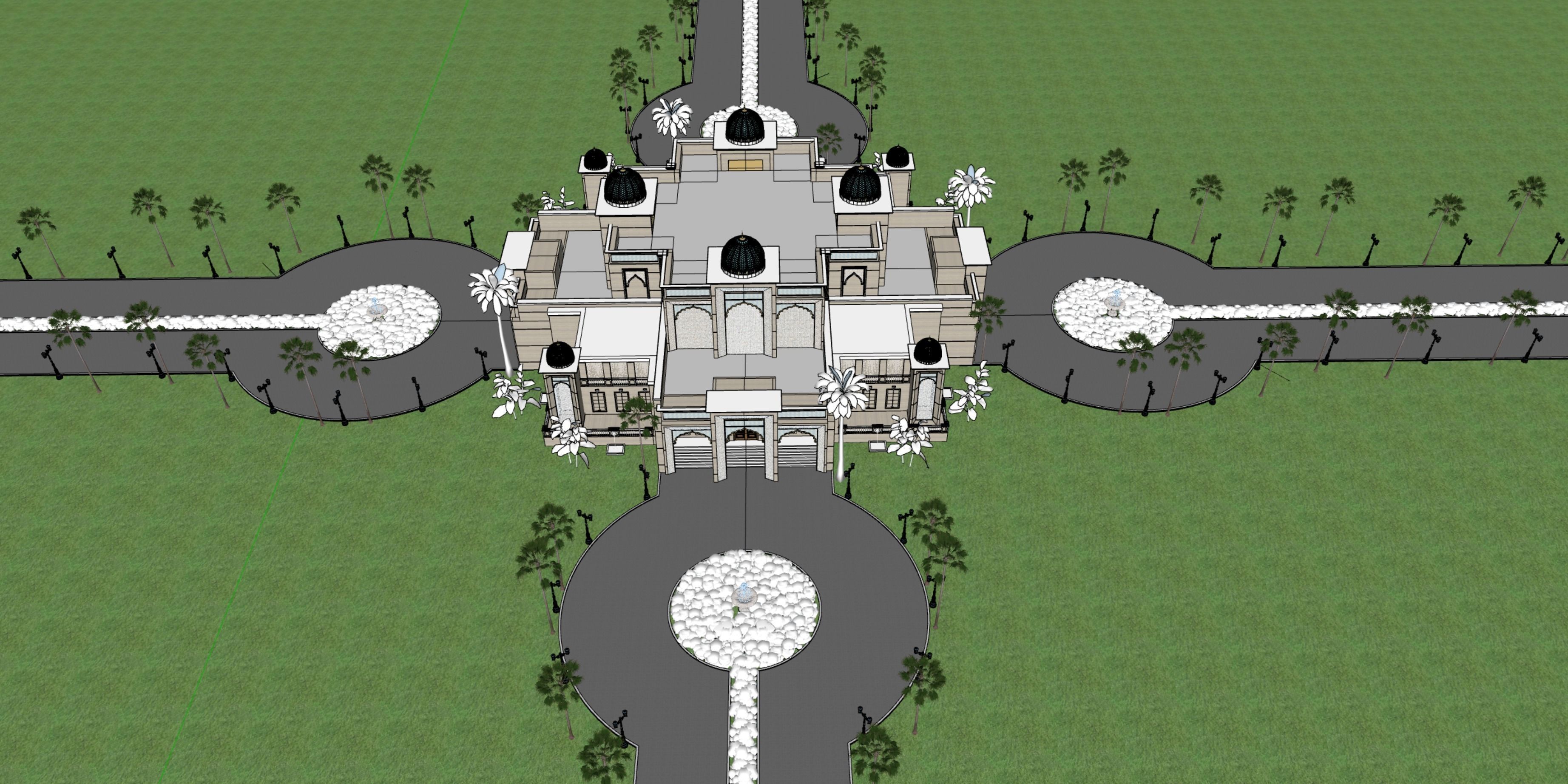 Traditional Haveli Exterior 3D model animated | CGTrader