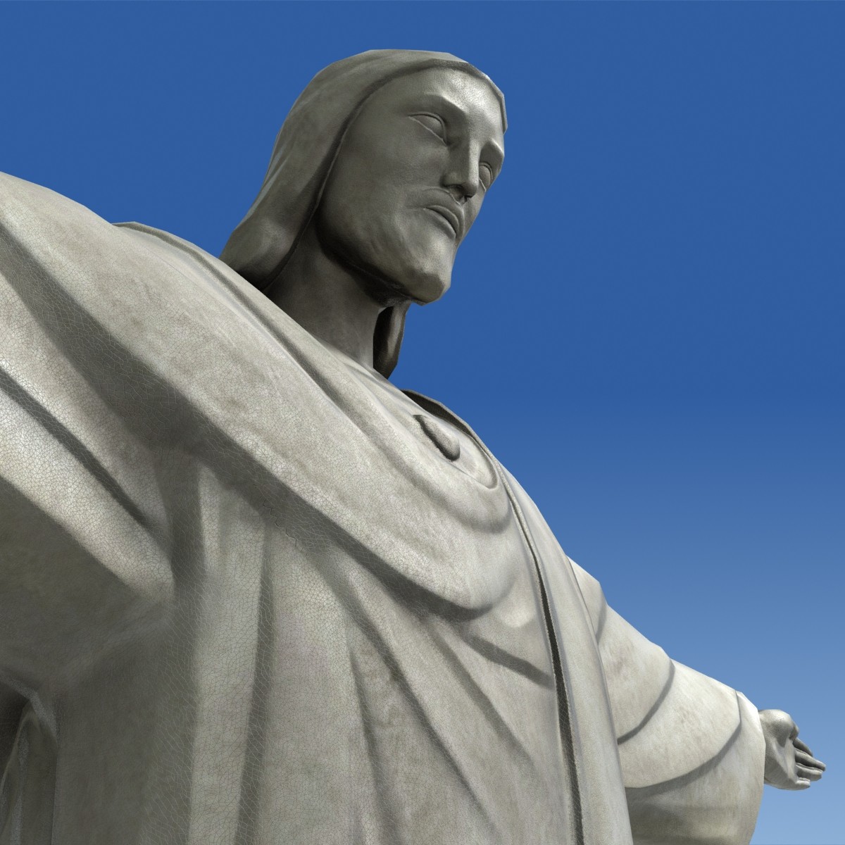 Realistic Christ Redeemer Statue 3D 3D model 3D printable | CGTrader